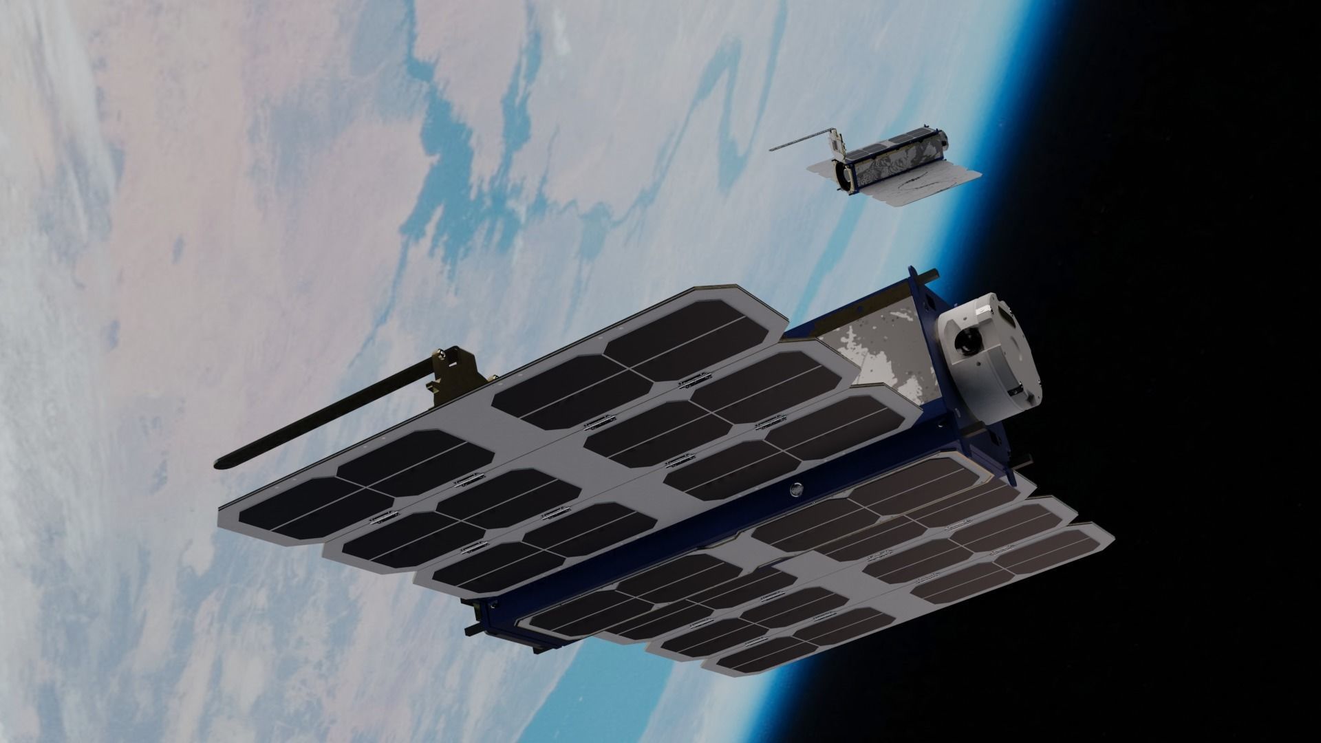 PLANET Dove Cube Satellite free 3D model | CGTrader