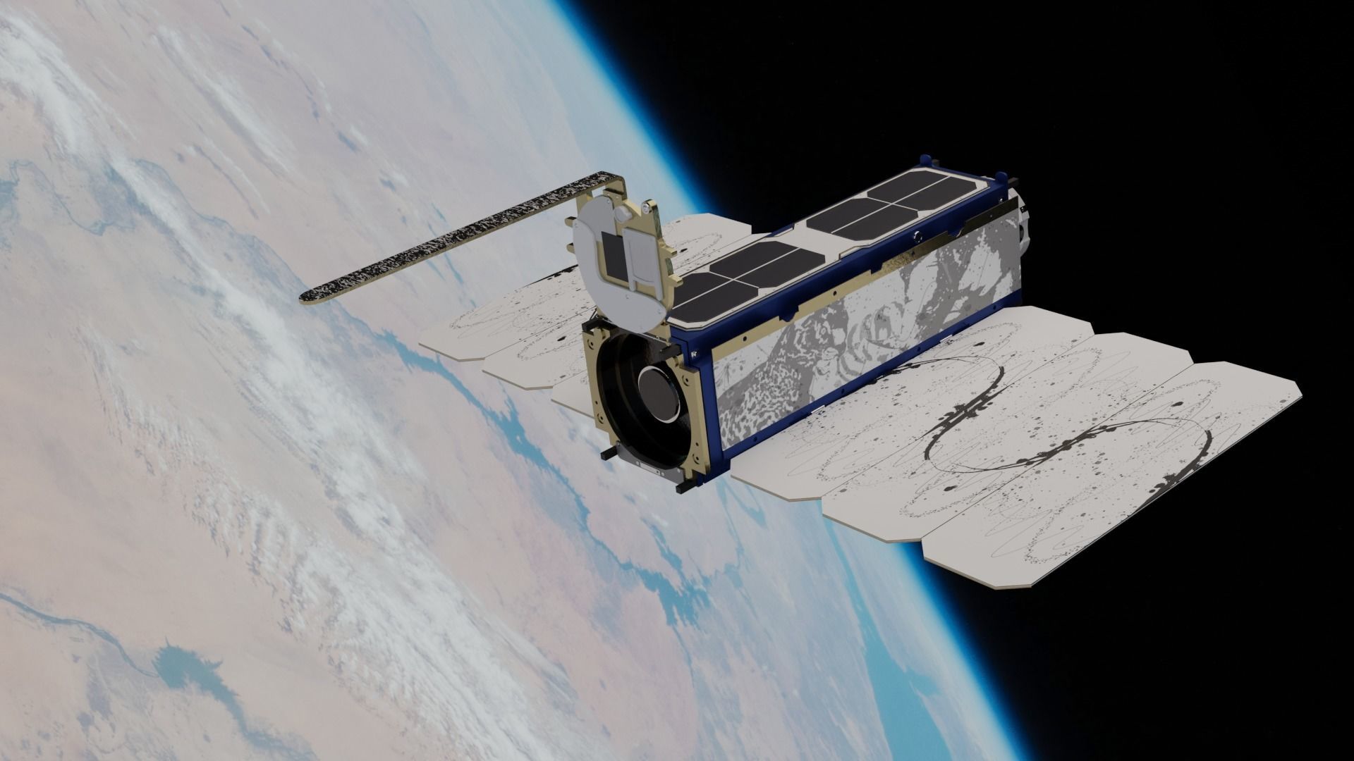PLANET Dove Cube Satellite free 3D model | CGTrader
