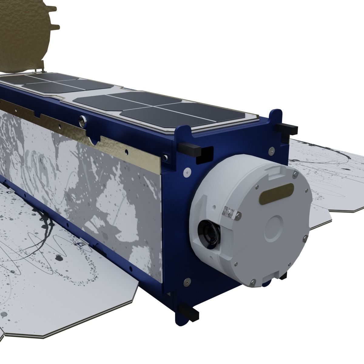 PLANET Dove Cube Satellite free 3D model | CGTrader