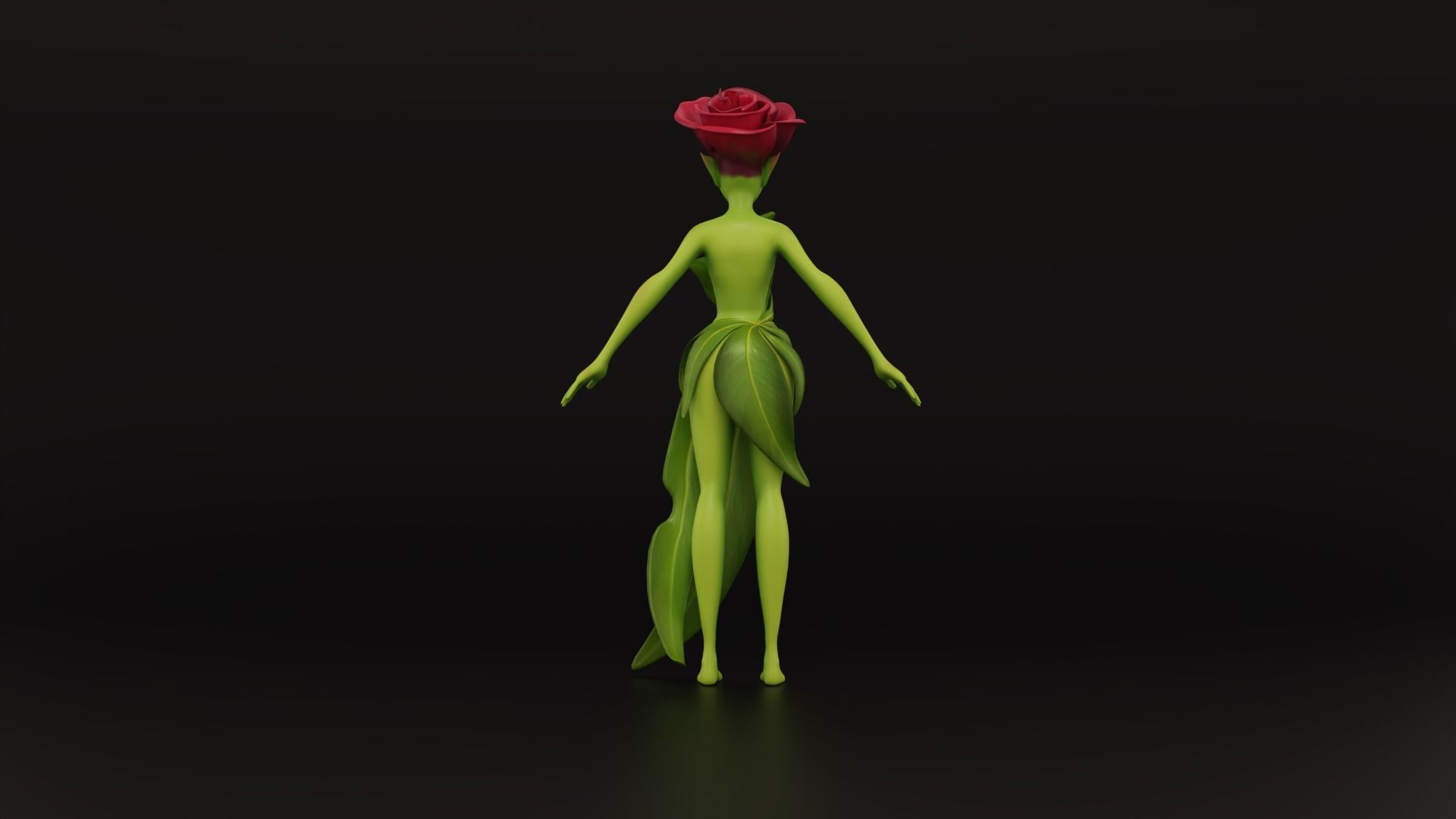 Humanoid Rose 3D model | CGTrader