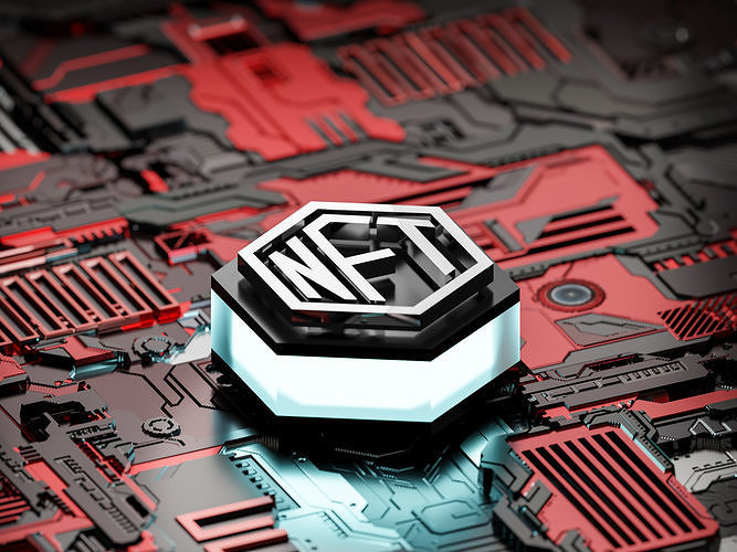 NFT badge 3D model | CGTrader