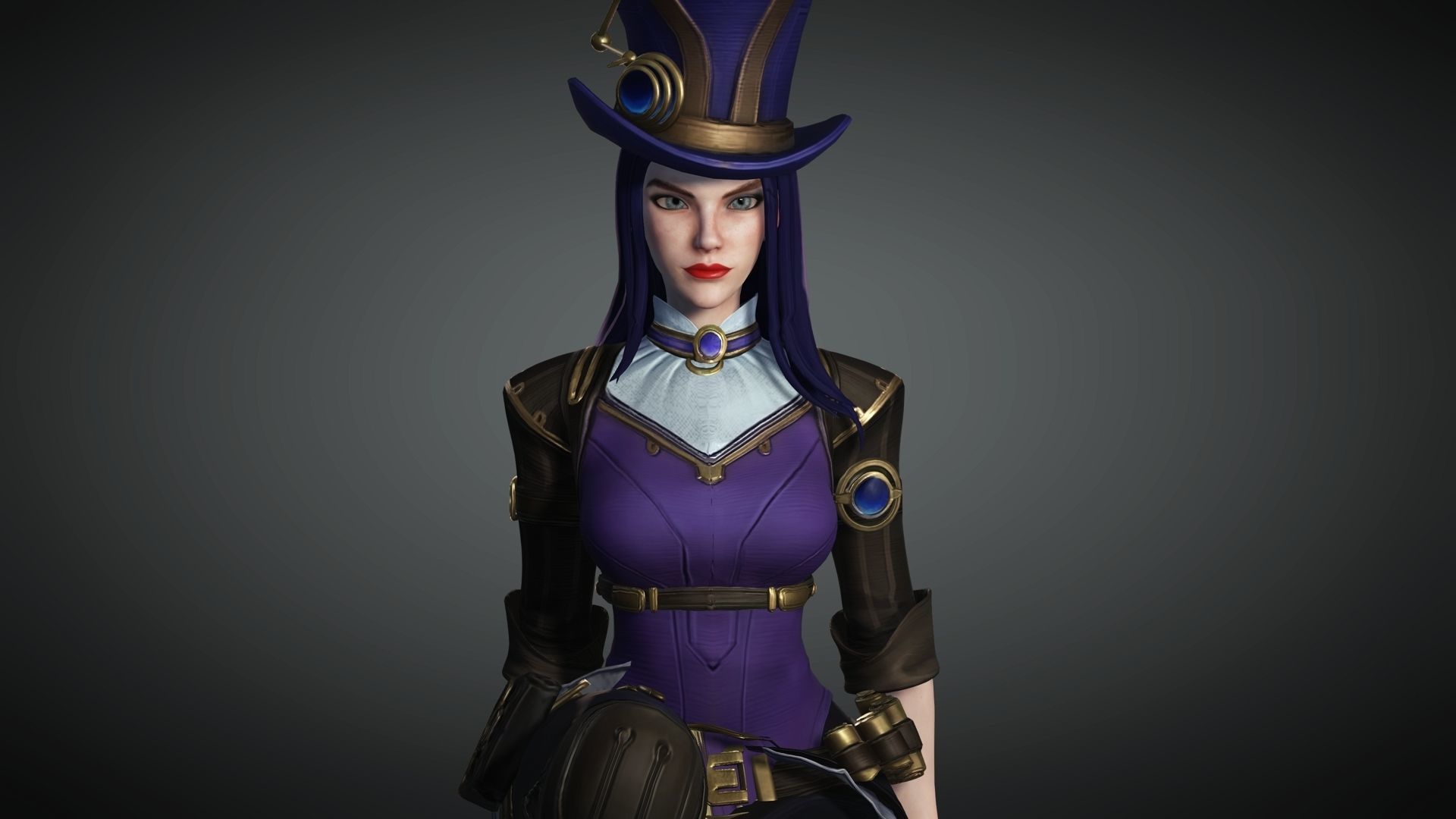 3D model Caitlyn league of legends arcane VR / AR / low-poly | CGTrader