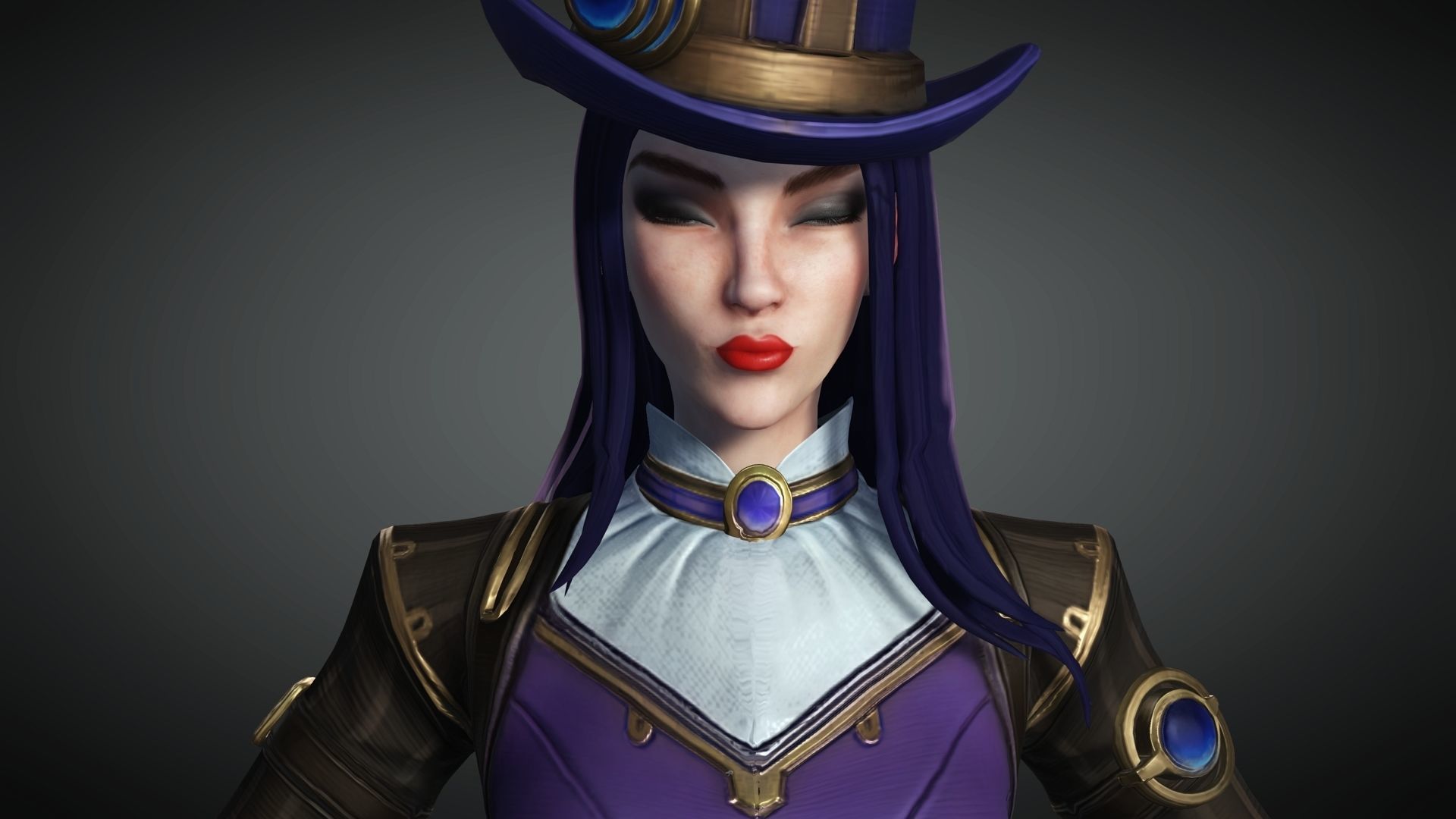 3D model Caitlyn league of legends arcane VR / AR / low-poly | CGTrader