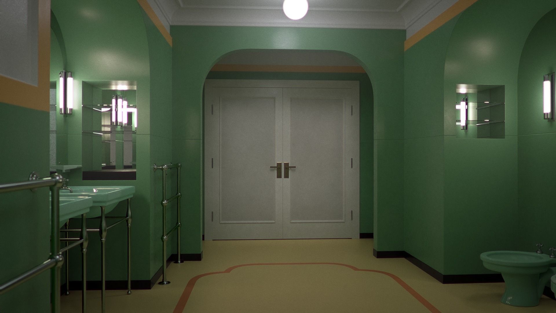 The Shining Overlook Hotel Interiors 3D Model Collection | CGTrader