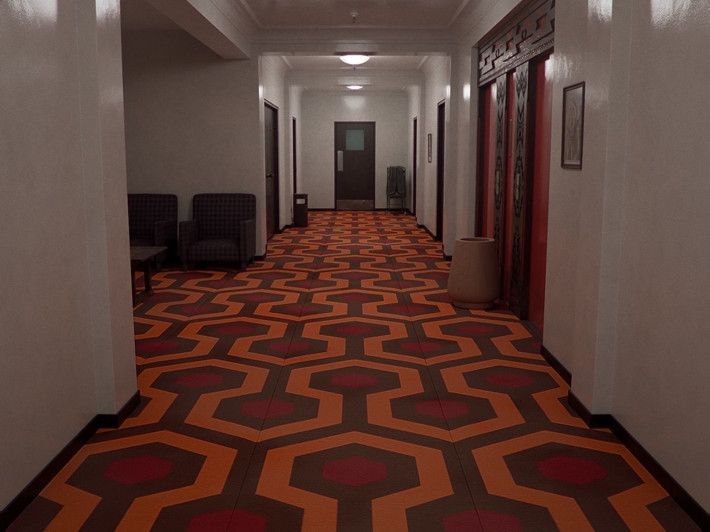 The Shining Overlook Hotel Interiors 3D Model Collection | CGTrader