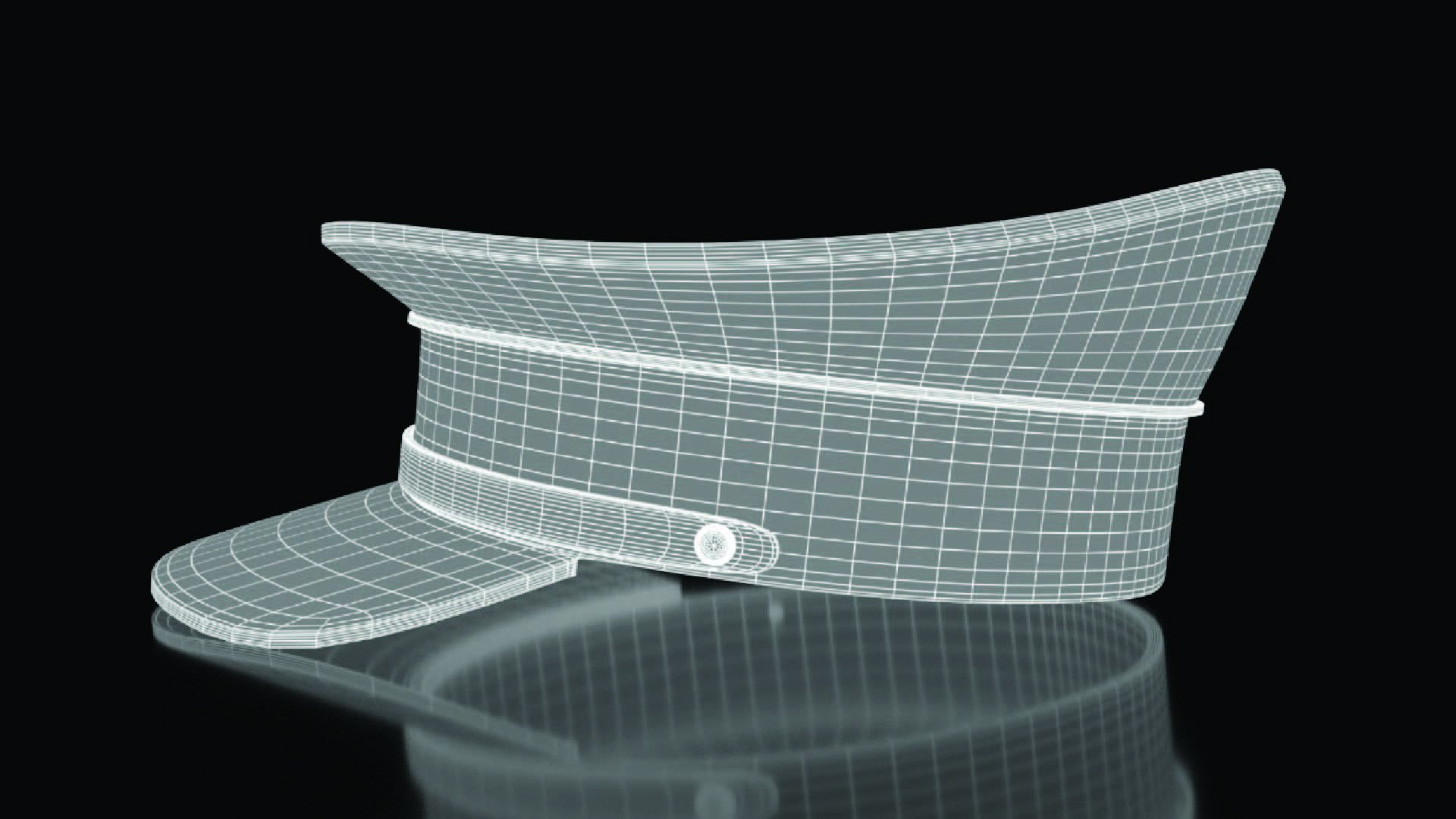 Army Service Cap 3D model | CGTrader