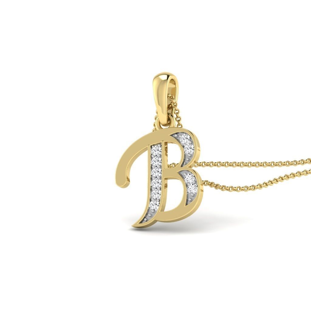 ALPHABET B 3D model 3D printable | CGTrader