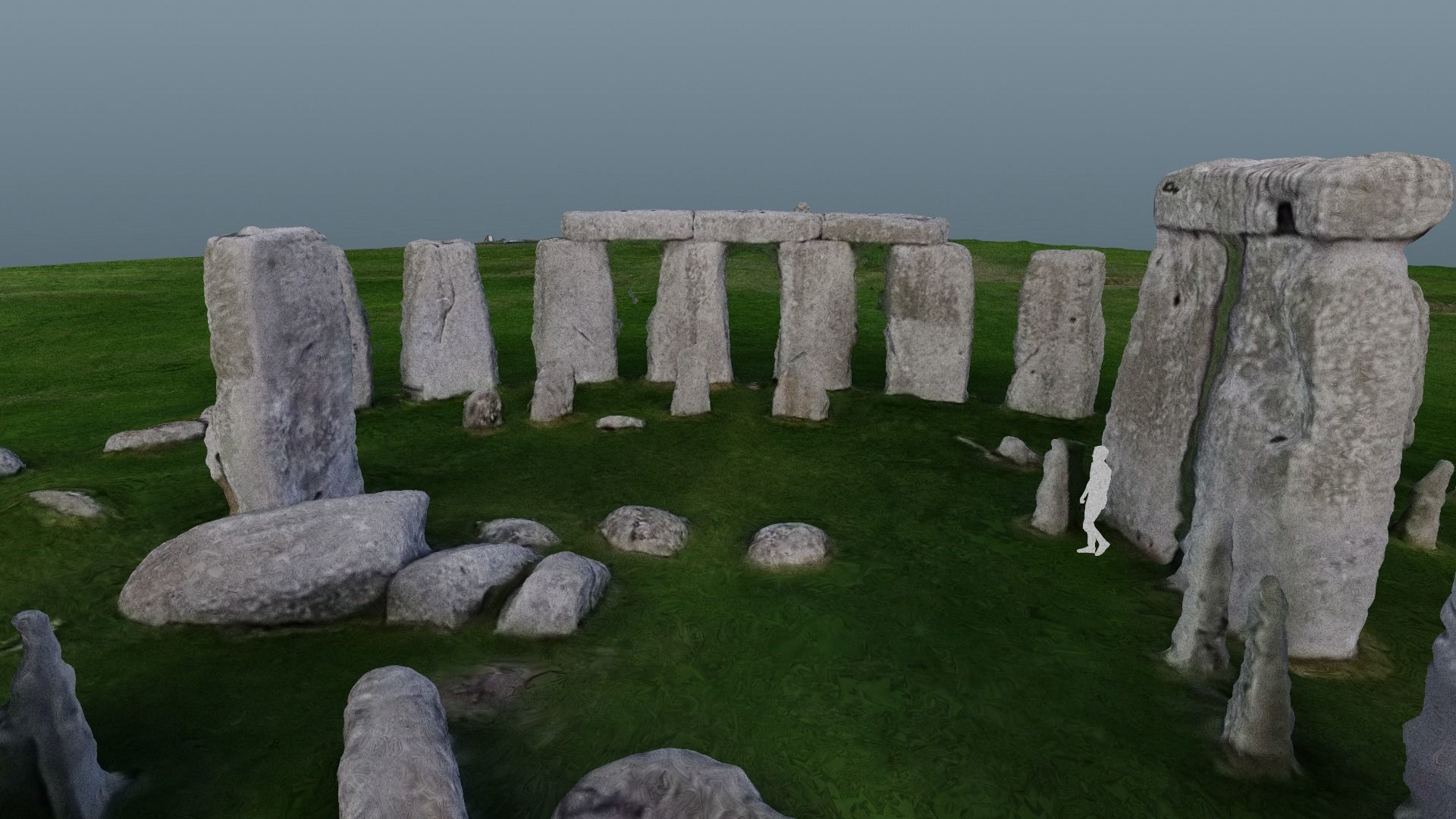 3D model Stonehenge Monument Landscape and 3D Printable Model VR / AR ...