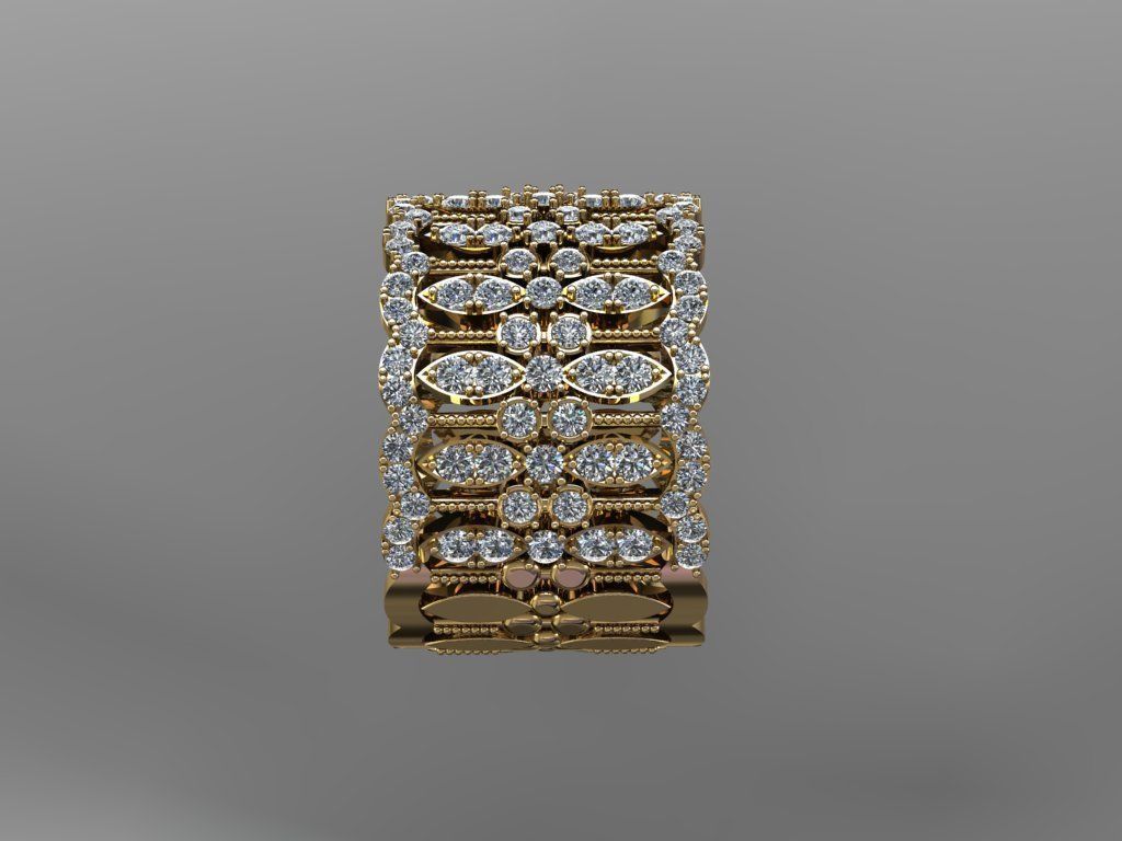 diamond ring New cad design 3D model | CGTrader