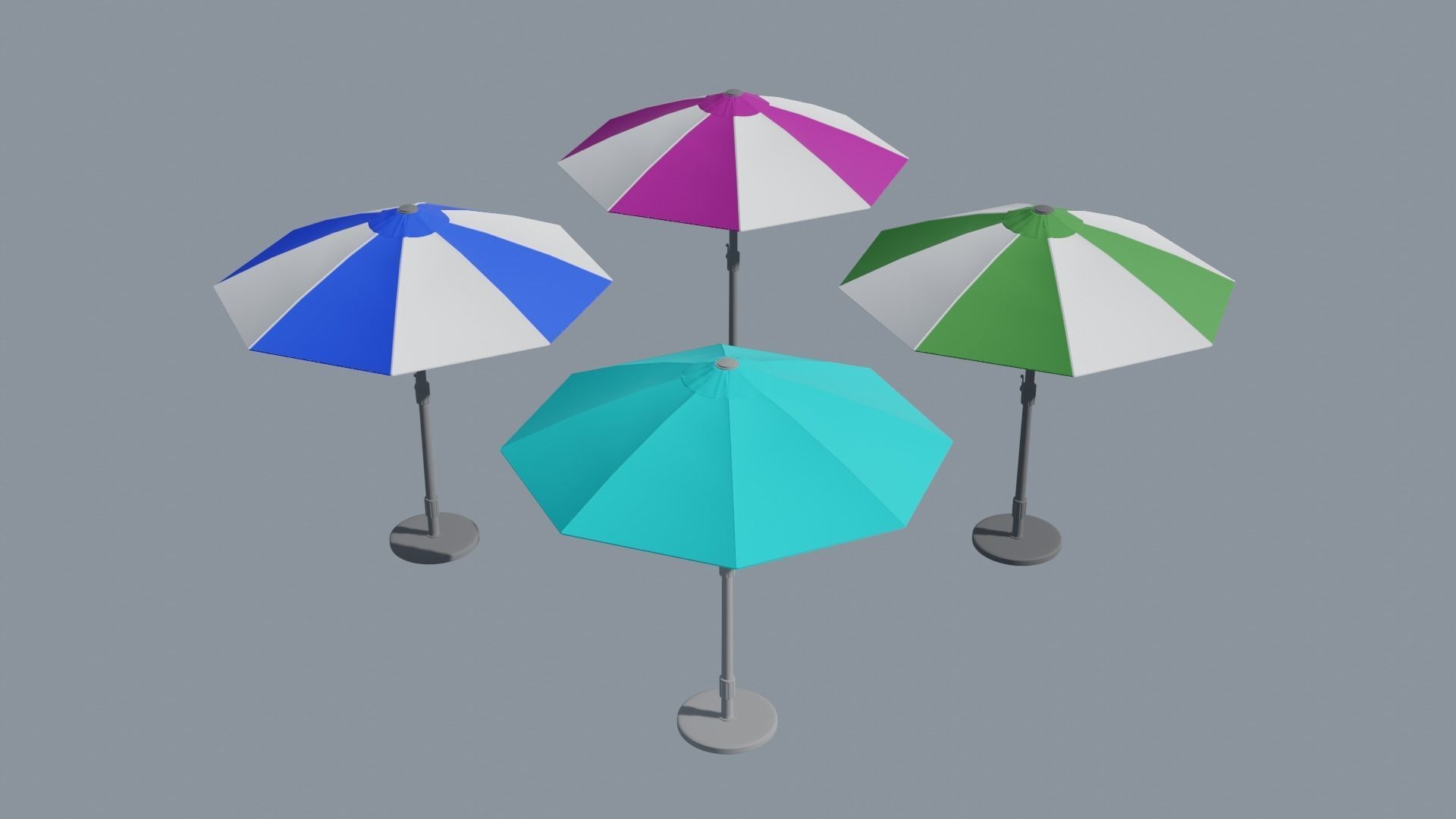 Umbrella Outdoor 3D models collection | CGTrader