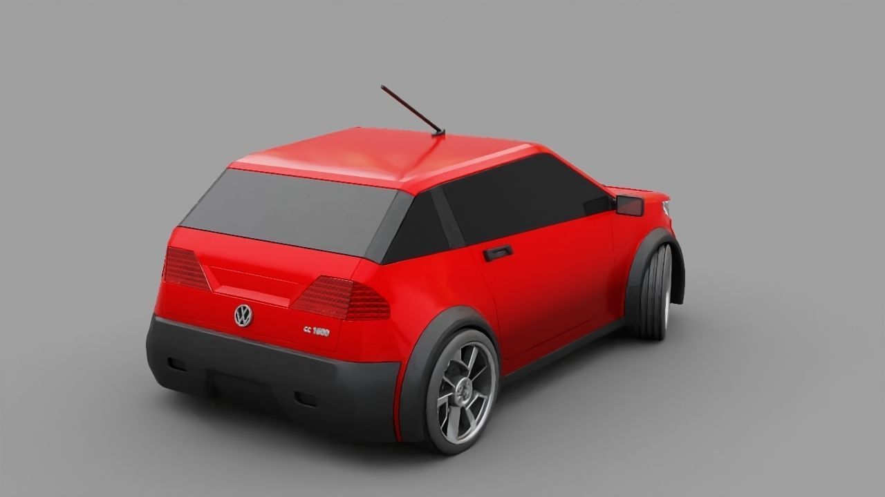 Concept 90s car 3D model | CGTrader