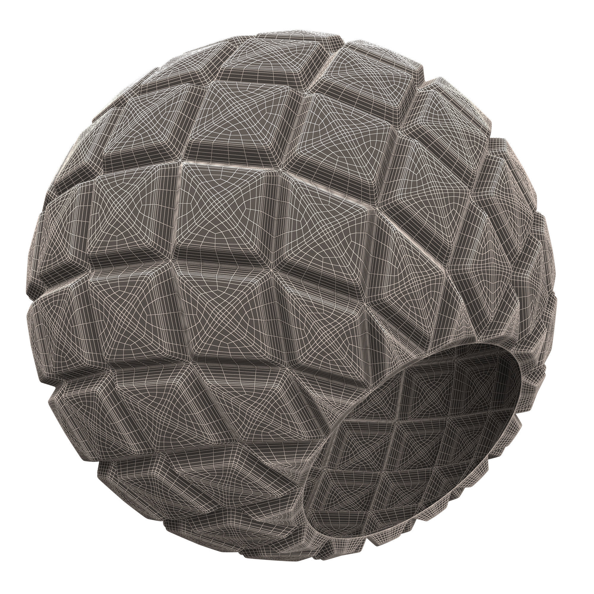 3D model Sphere with Rombs CNC VR / AR / low-poly | CGTrader