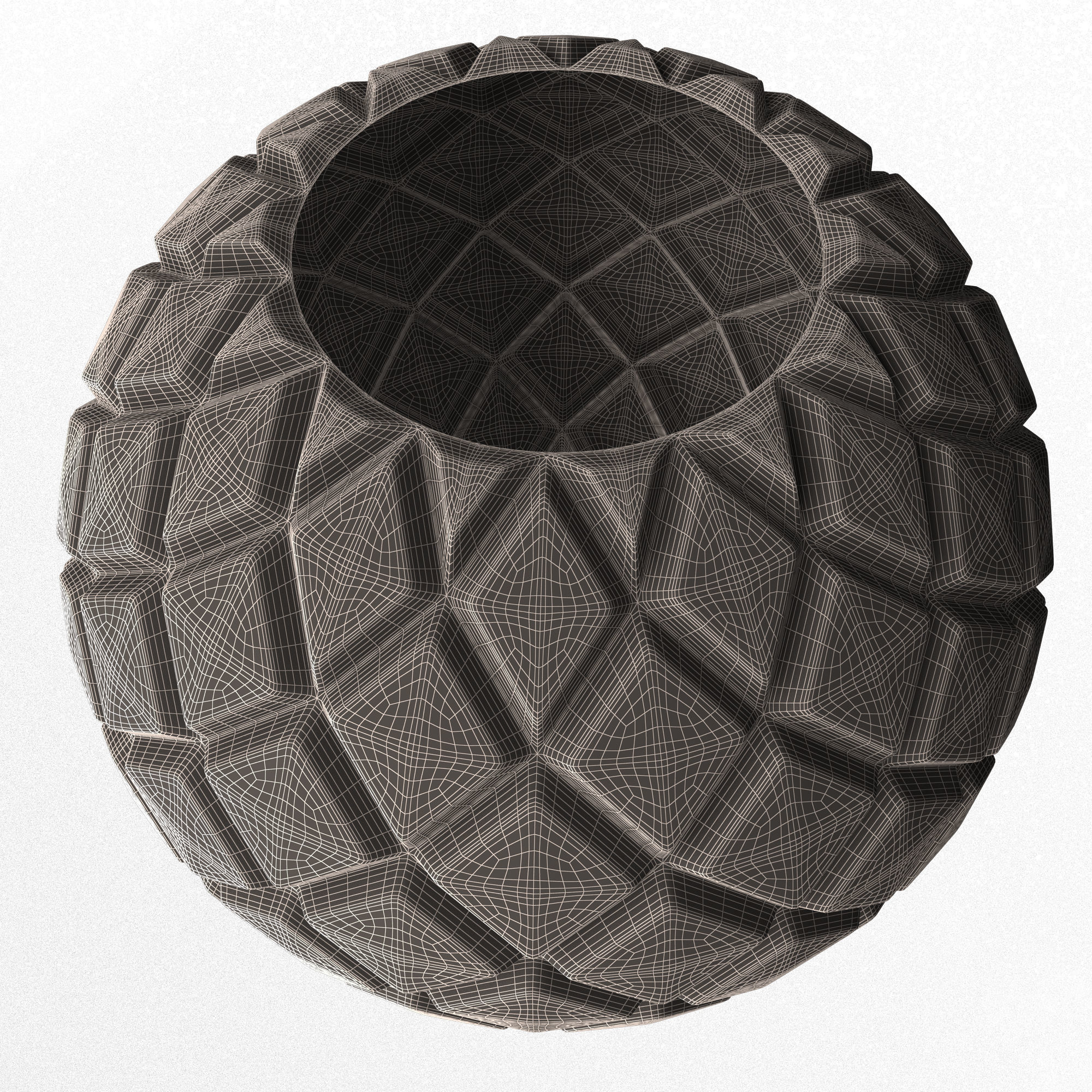 3D model Sphere with Rombs CNC VR / AR / low-poly | CGTrader