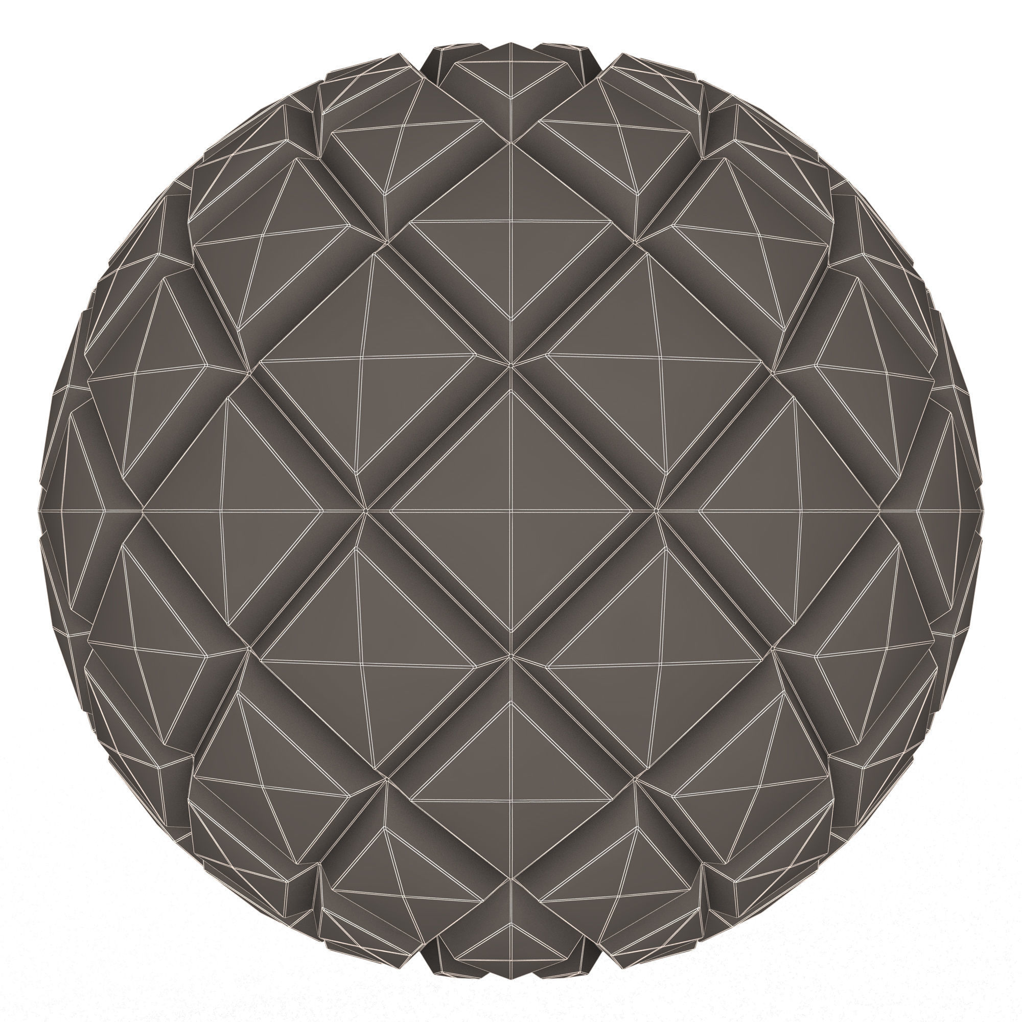 3D model Sphere with Rombs CNC VR / AR / low-poly | CGTrader