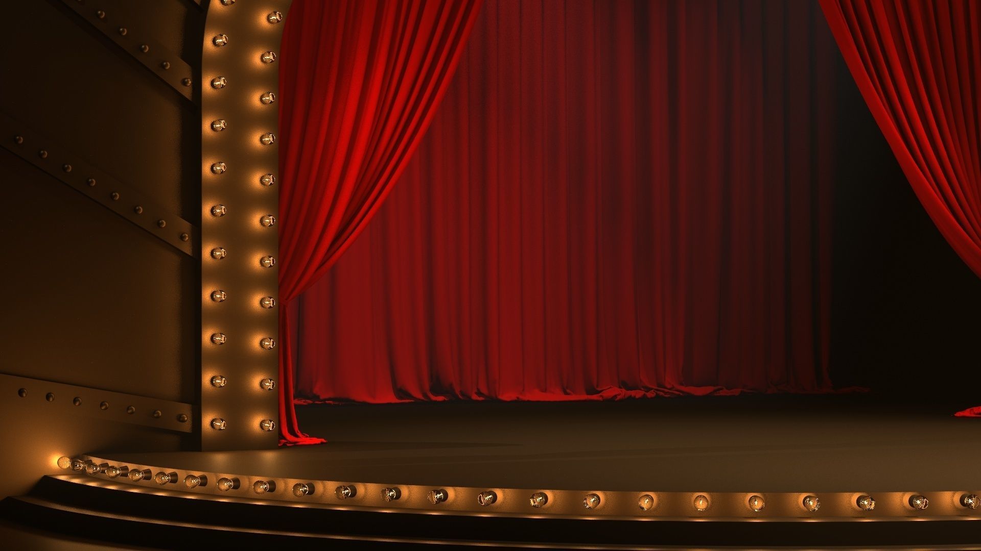 Cabaret scene 3D model | CGTrader