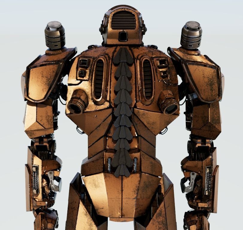 Robot Jaeger full rig Unreal ready 3D model rigged | CGTrader