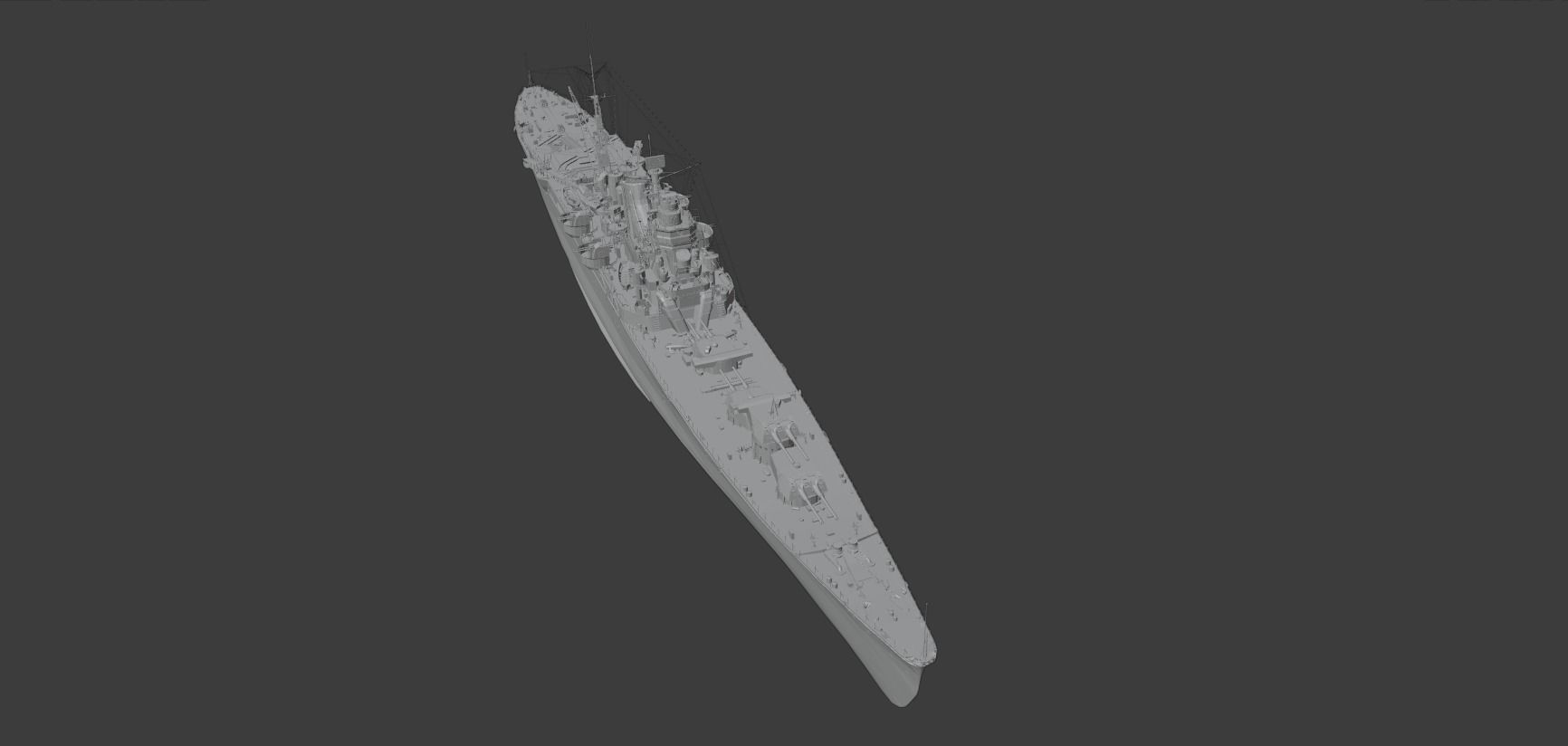 IJN Tone 3D model 3D printable | CGTrader