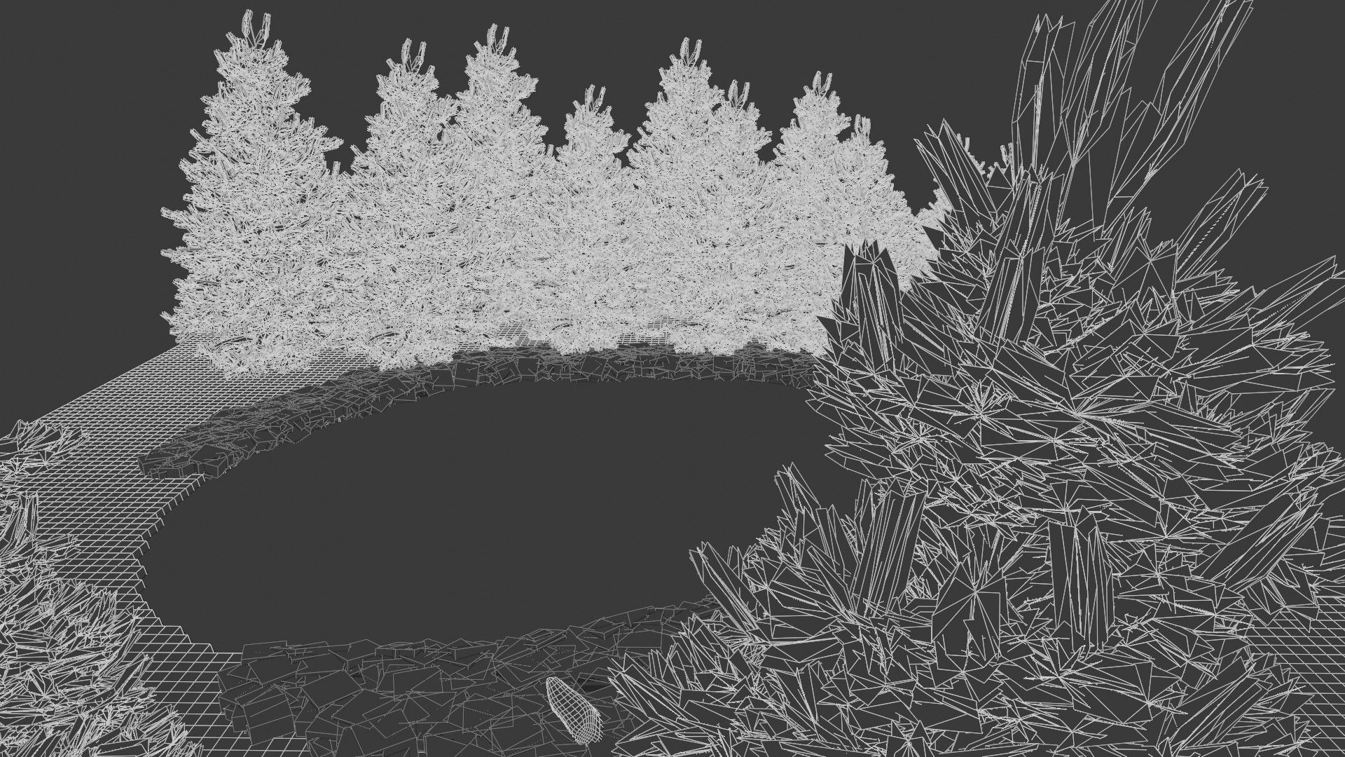 Lake View Scene 3D model | CGTrader