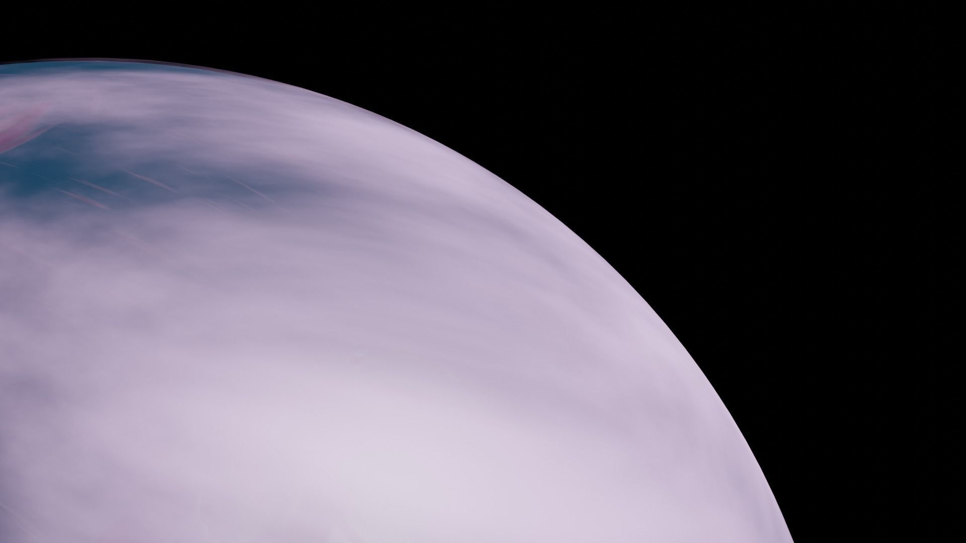 Purple Cloudy Planet free 3D model | CGTrader