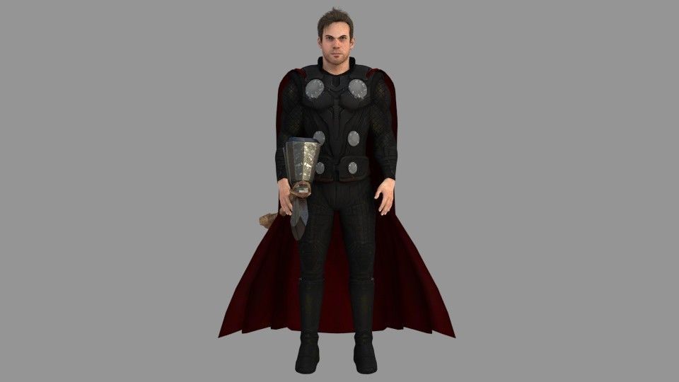 Thor Model 3D model | CGTrader
