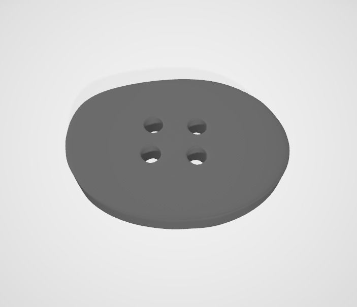 button free 3D model | CGTrader
