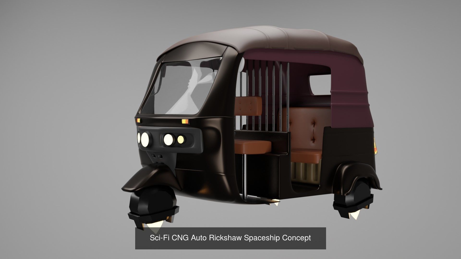3D Model Collection Sci-fi Game Asset Transport Vehicles Pack VR / AR ...