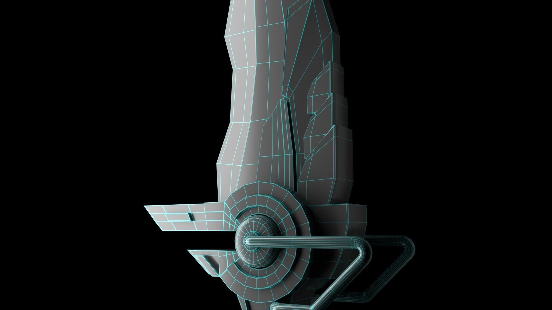 Sci fi magical sword 3D model | CGTrader