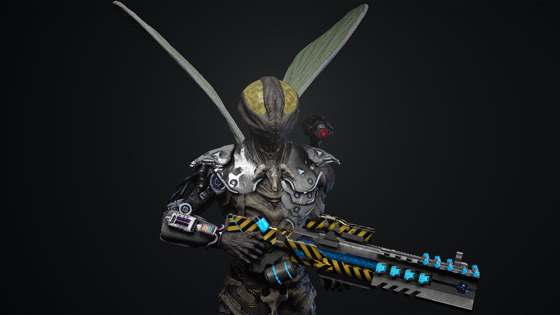 3D model Fly sci fi VR / AR / low-poly | CGTrader