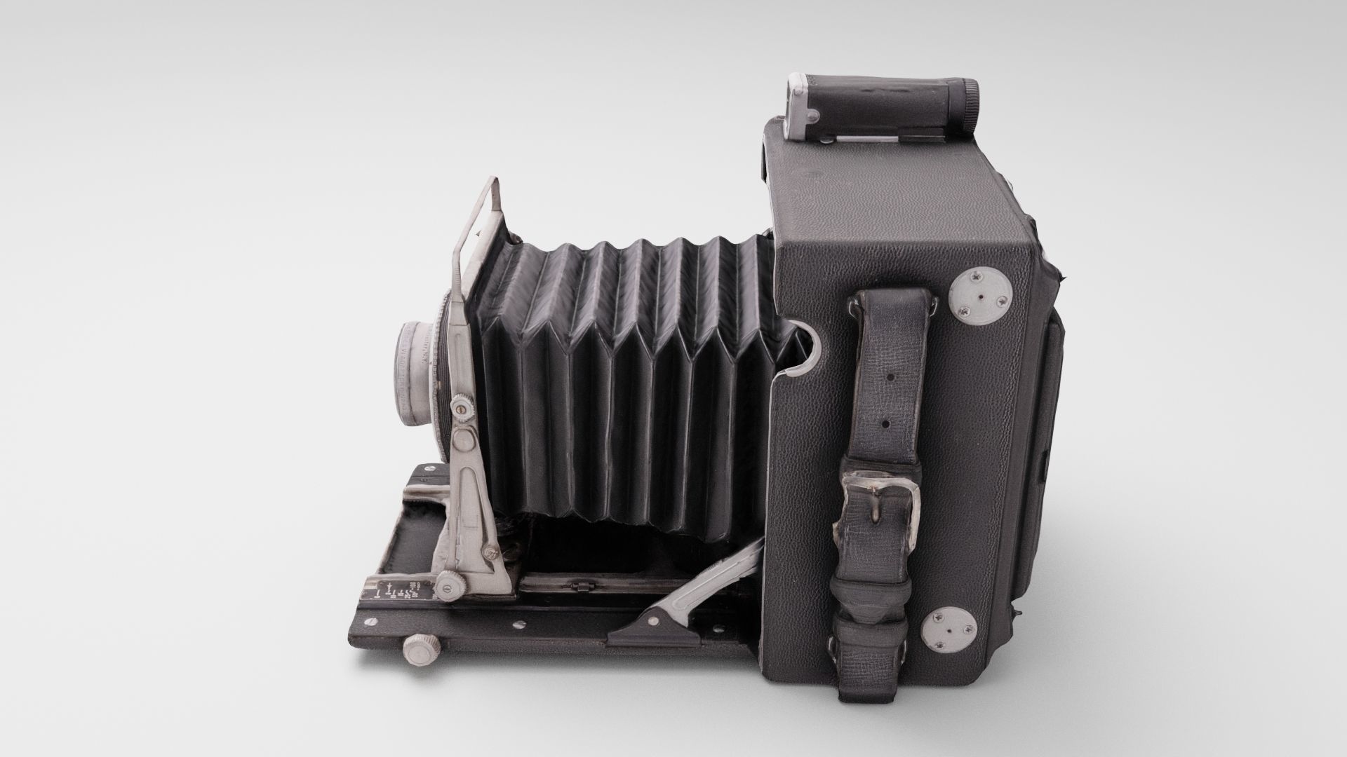 Graflex Pacemaker Speed Graphic press camera 4x5 format film 3D model ...