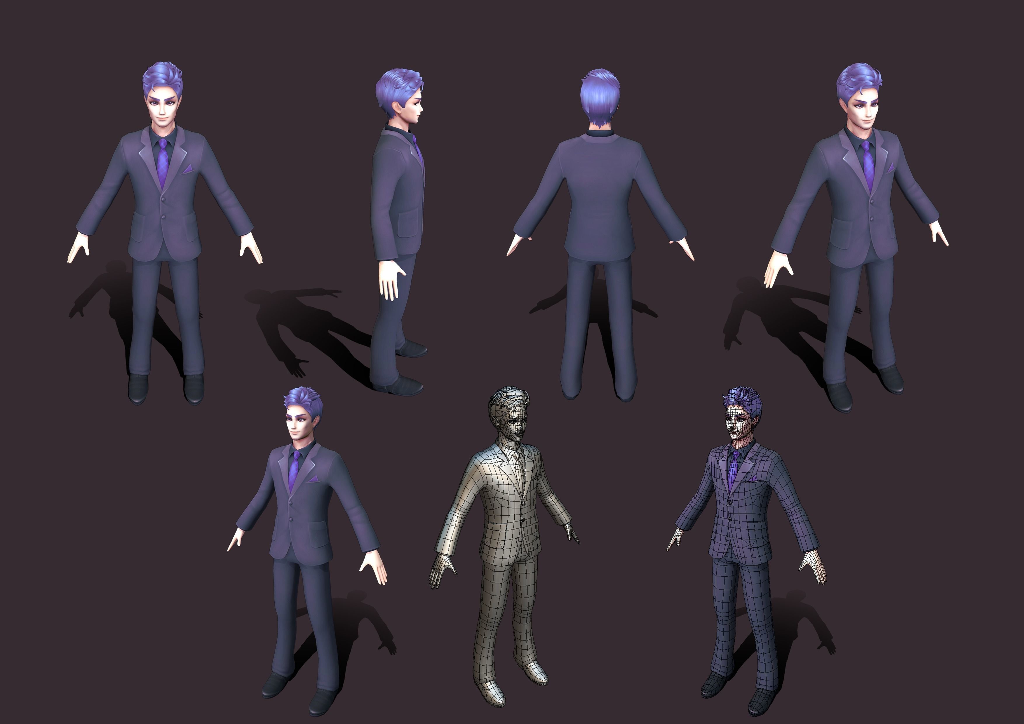 3D model VIASS Boy Chibi VR / AR / low-poly | CGTrader