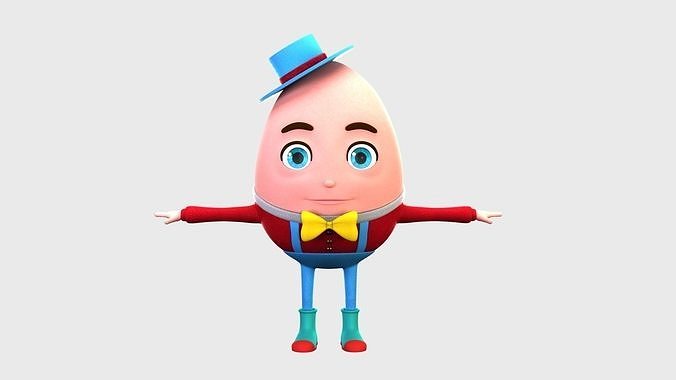 Humpty Dumpty 3D model | CGTrader