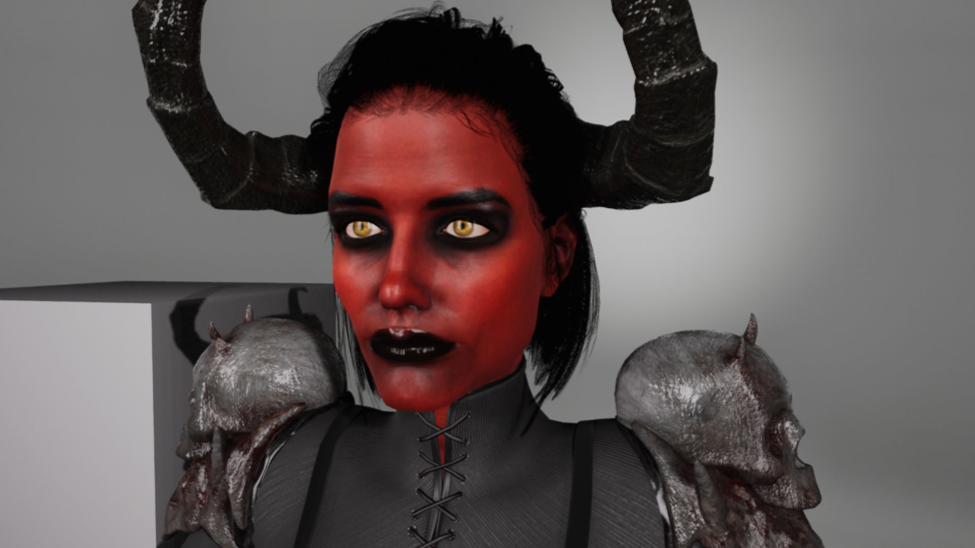 3D model Demon Girl Game Ready VR / AR / low-poly | CGTrader