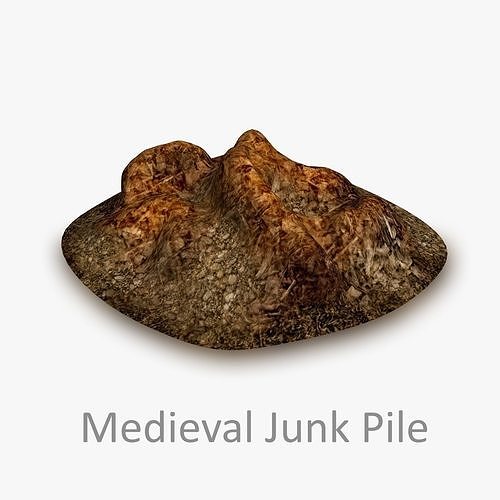 Medieval Junk Pile free VR / AR / low-poly 3D model | CGTrader
