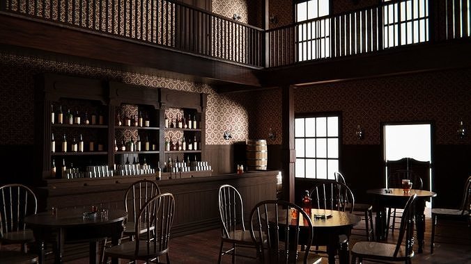 Wild West Saloon Interior