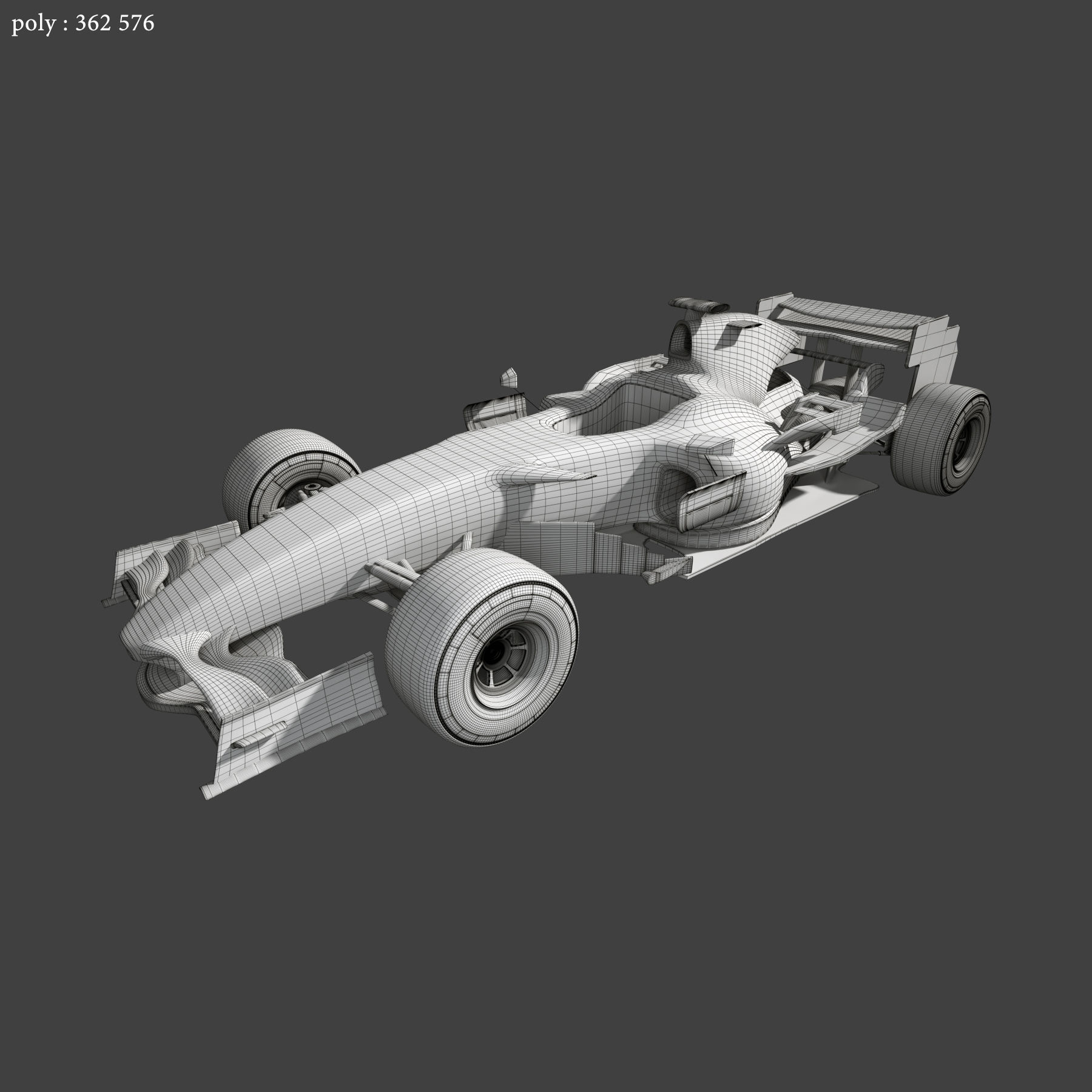 Formula bolid 3D model | CGTrader