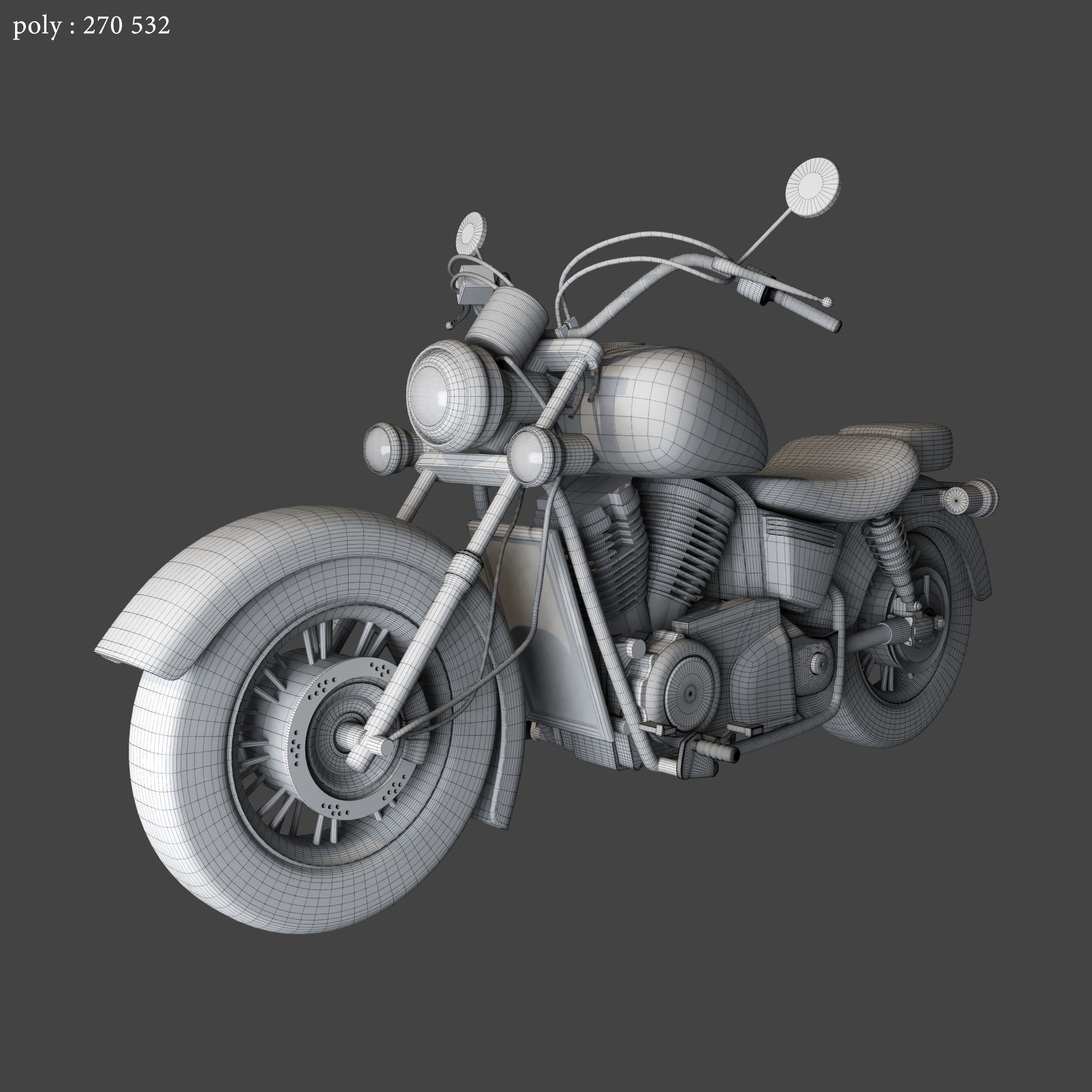 Honda Shadow 3D model | CGTrader