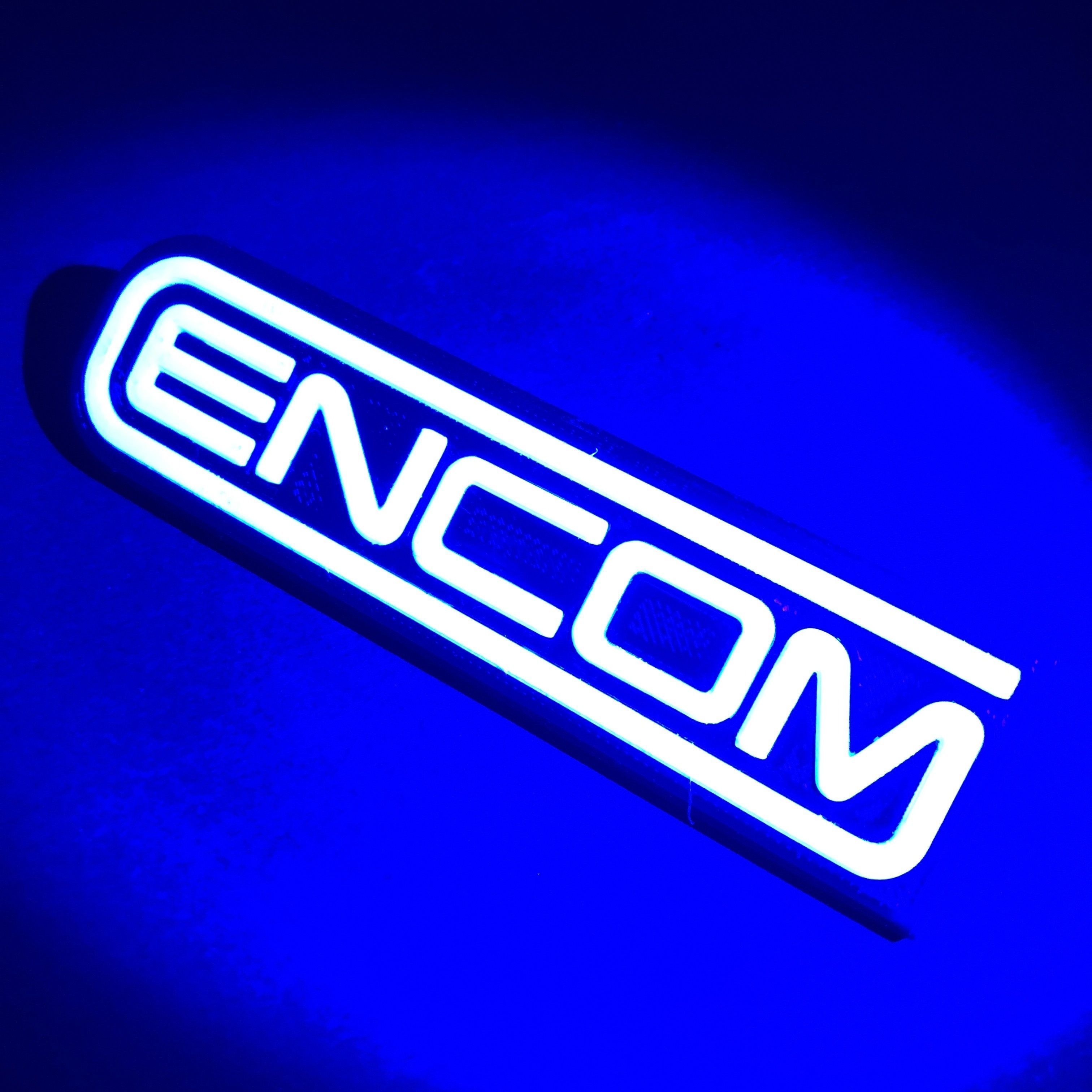 Tron ENCOM Logo Badge 3D model 3D printable | CGTrader