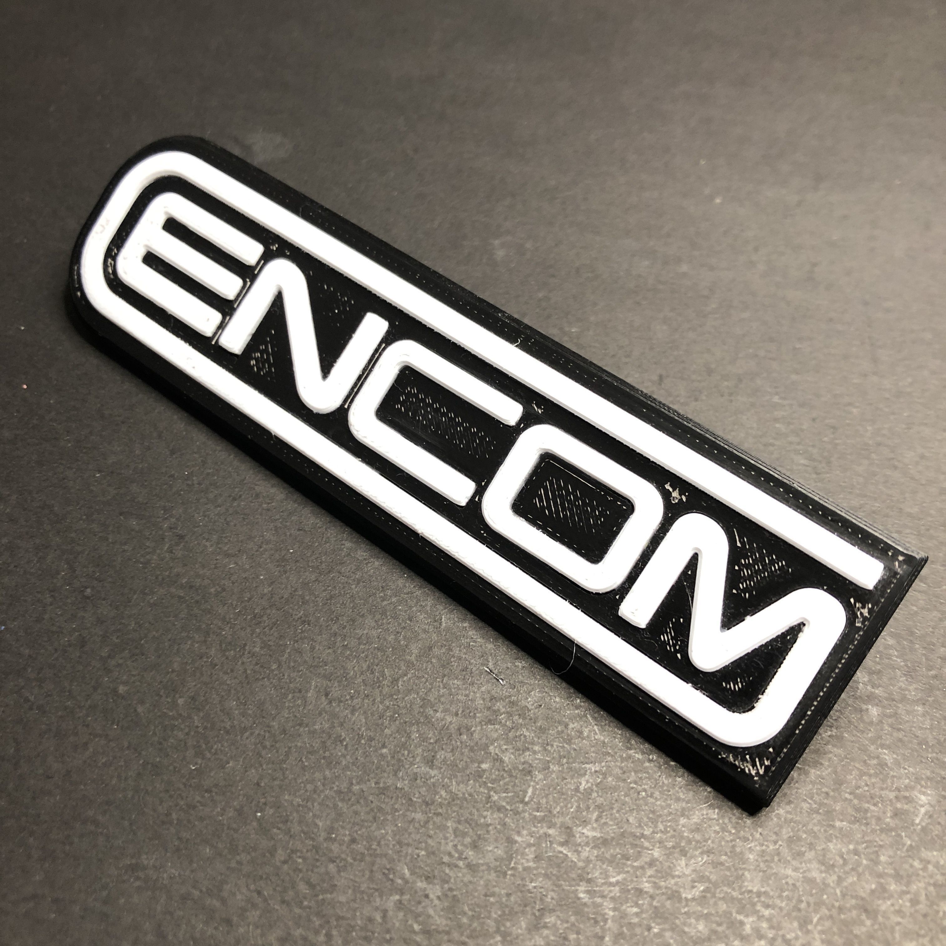 Tron ENCOM Logo Badge 3D model 3D printable | CGTrader