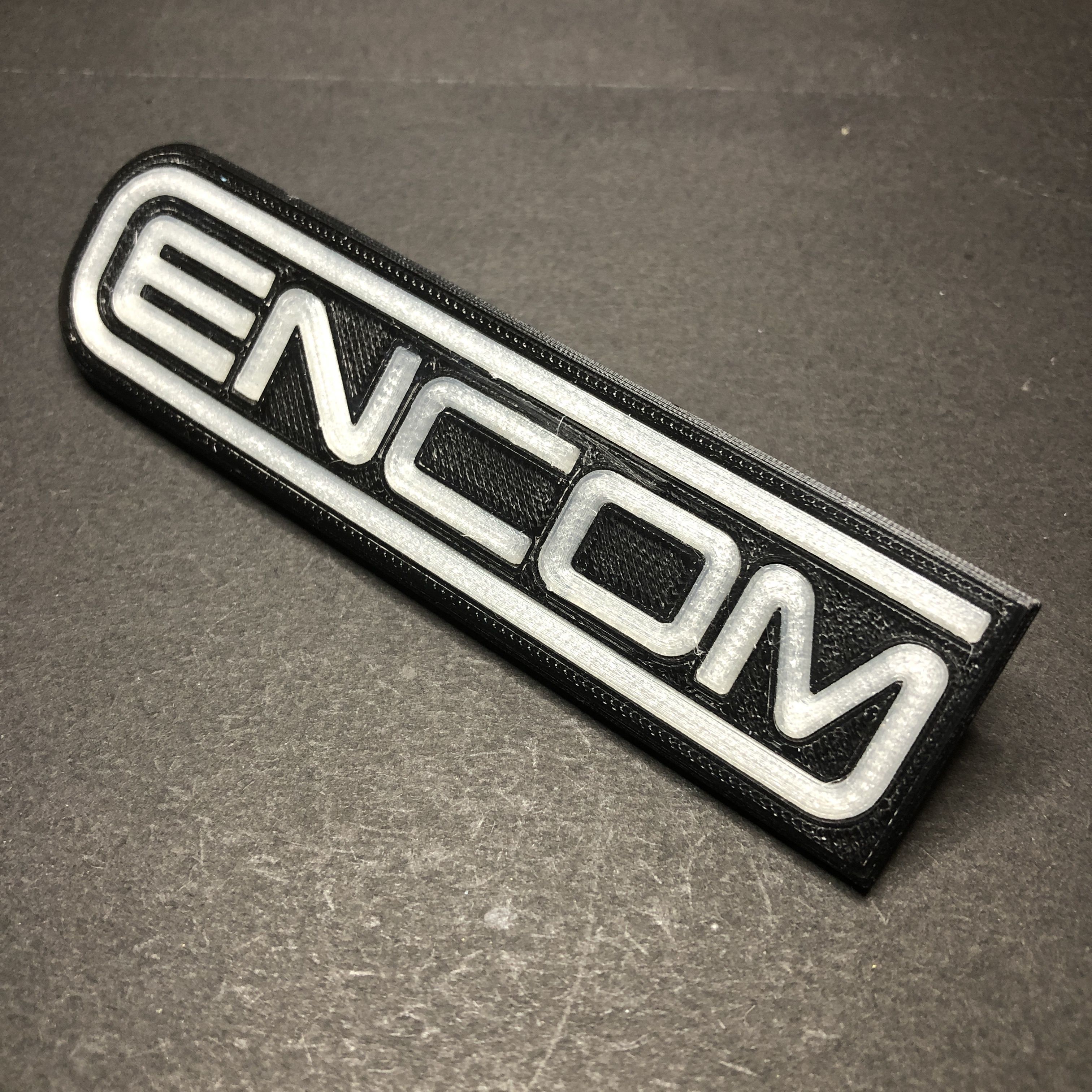 Tron ENCOM Logo Badge 3D model 3D printable | CGTrader