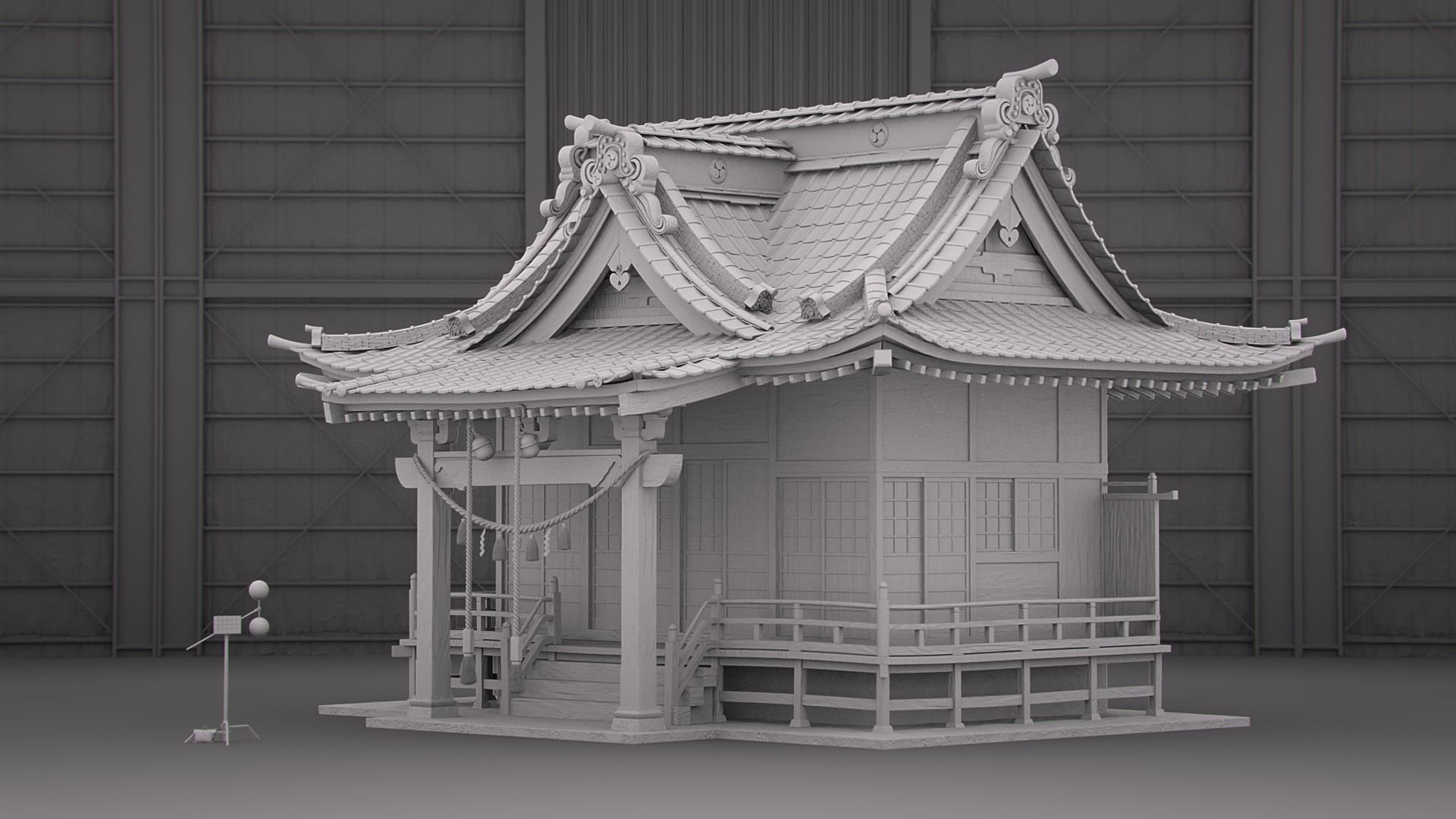 Shinto Shrine Japanese Temple 3D model | CGTrader