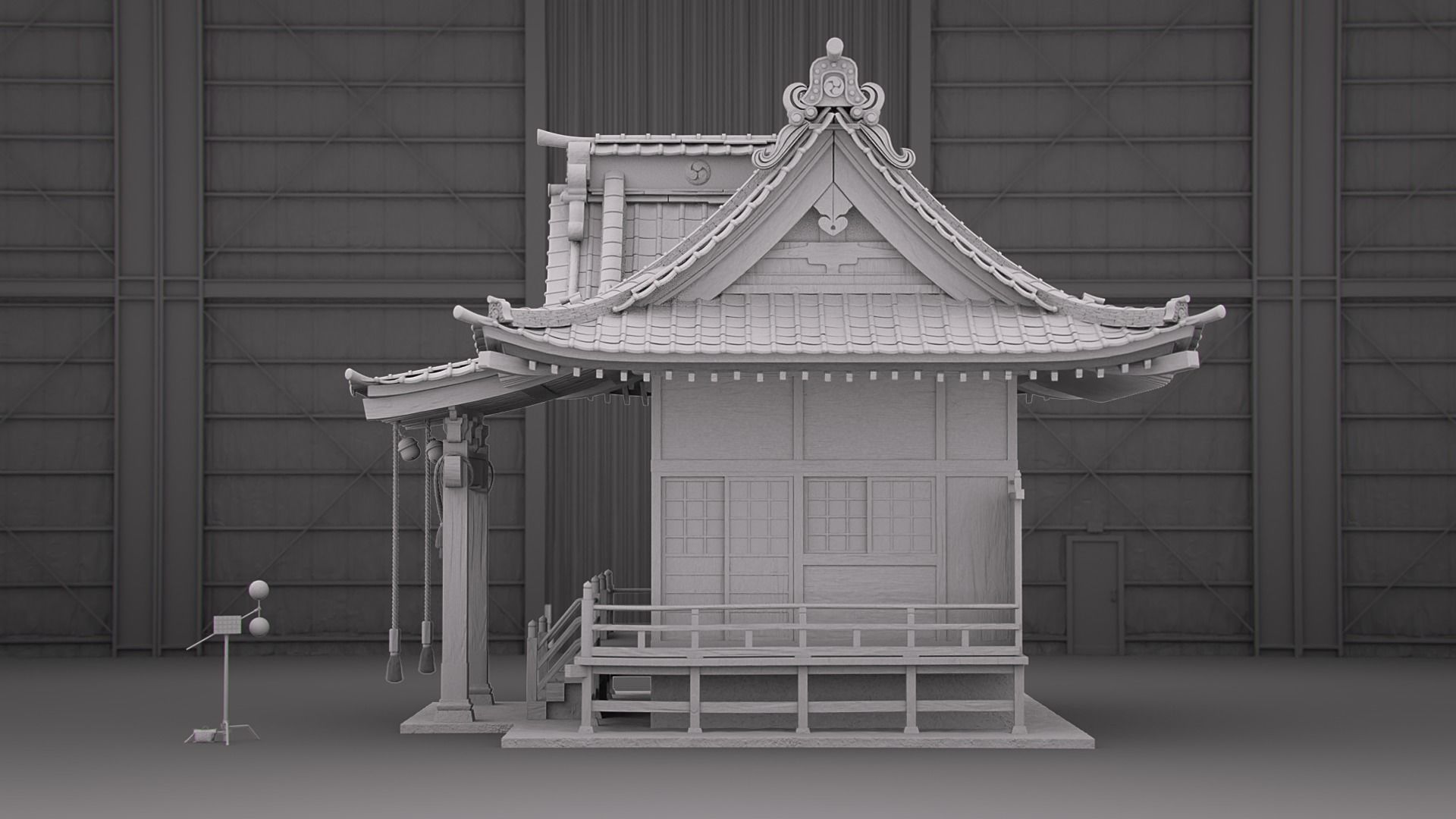 Shinto Shrine Japanese Temple 3D model | CGTrader