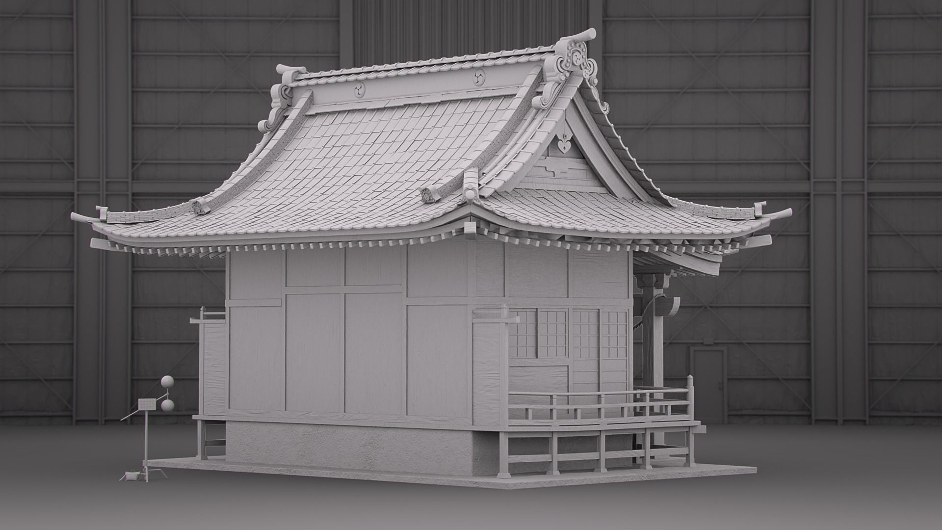 Shinto Shrine Japanese Temple 3D model | CGTrader