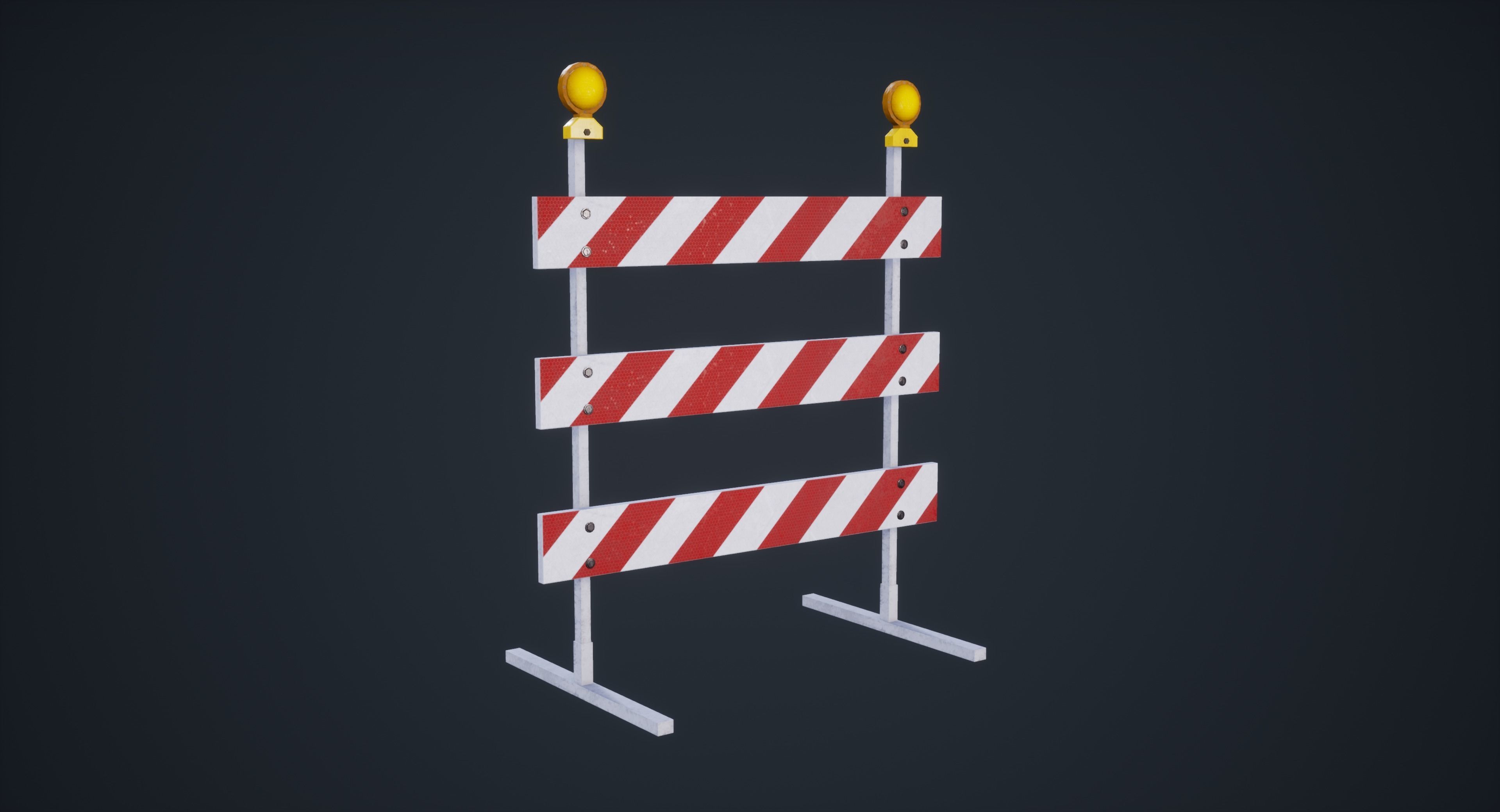 3D model Traffic Props VR / AR / low-poly | CGTrader