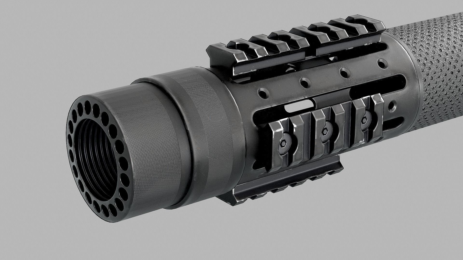 3D model Hogue Extended AR-15 Handguard VR / AR / low-poly | CGTrader