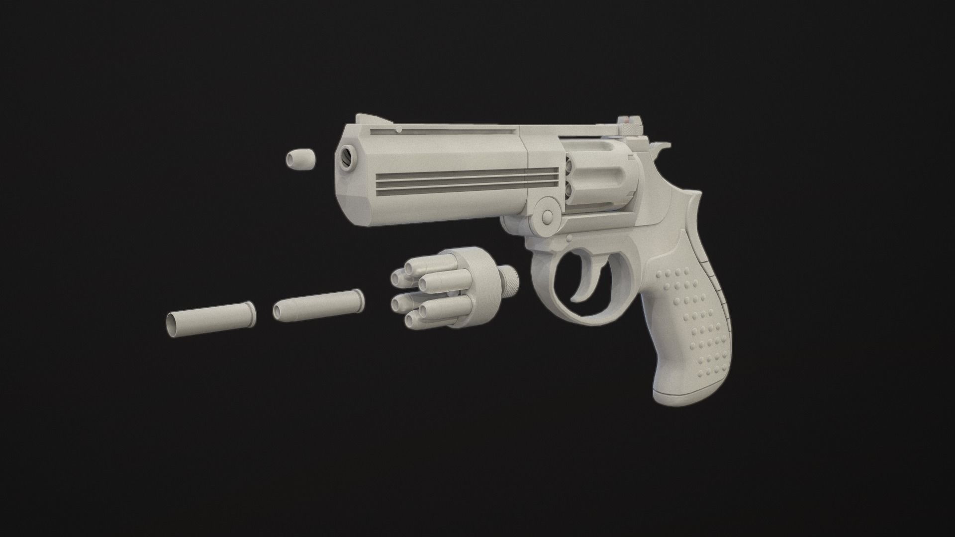 3D model MP-412 Rex Model and Textures VR / AR / low-poly | CGTrader