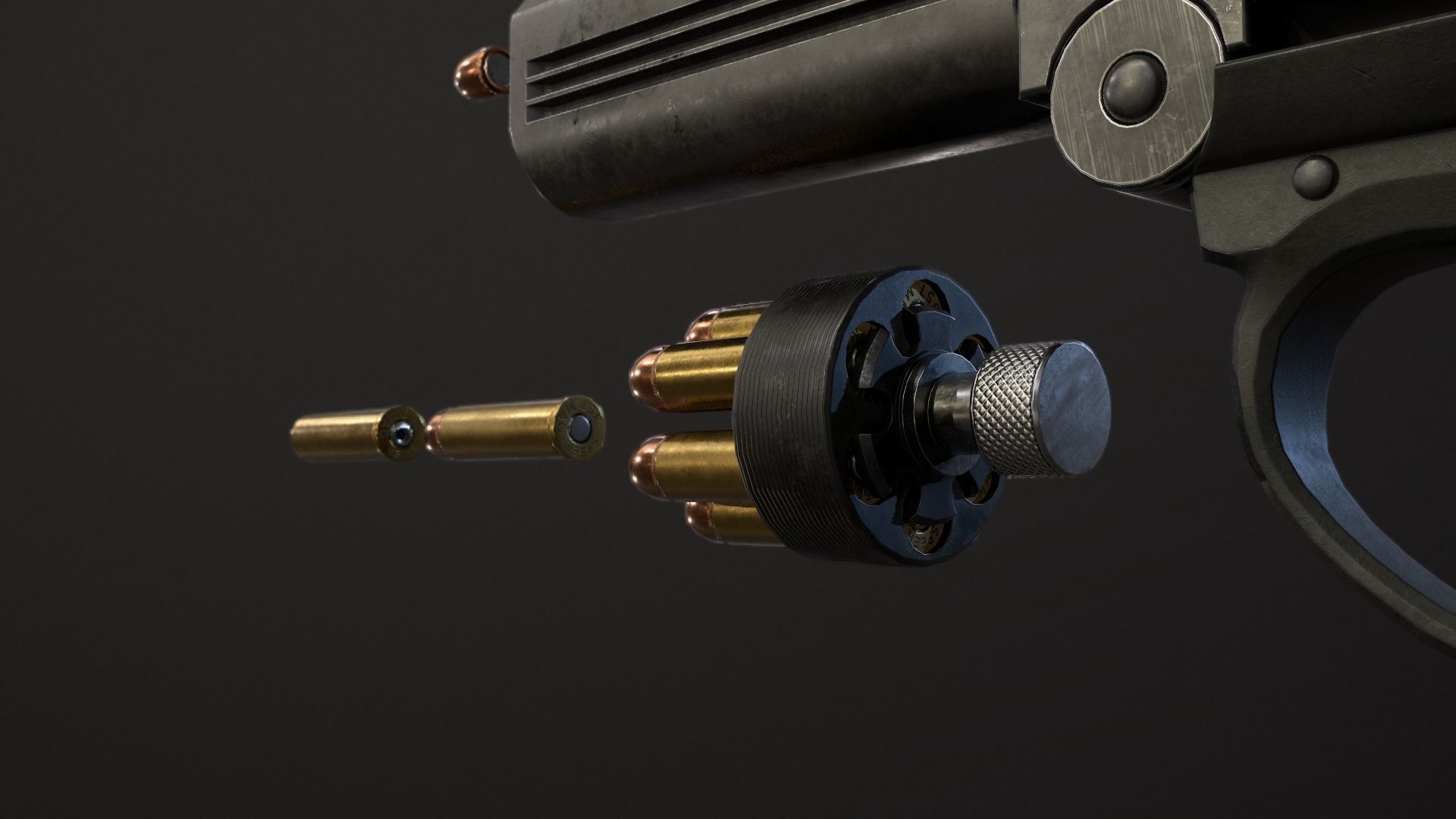 3D model MP-412 Rex Model and Textures VR / AR / low-poly | CGTrader