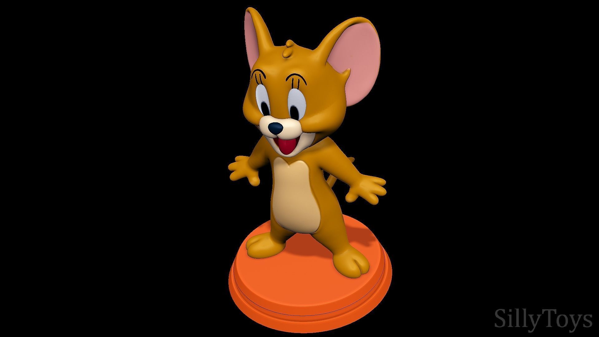 Jerry - Tom and Jerry 3D model 3D printable | CGTrader