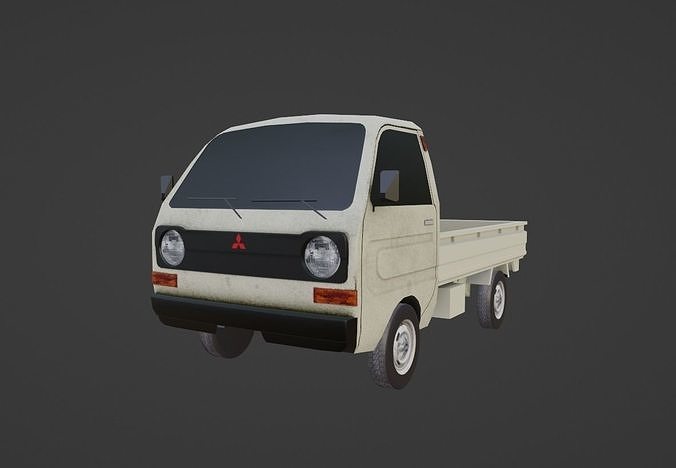 3D model Mitsubishi Minicab Pick Up VR / AR / low-poly | CGTrader