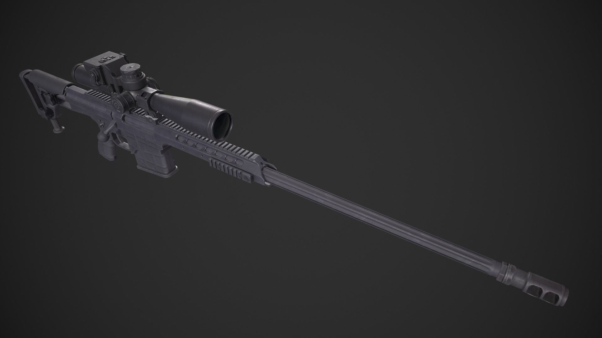 3D model Barrett Model 98b VR / AR / low-poly | CGTrader