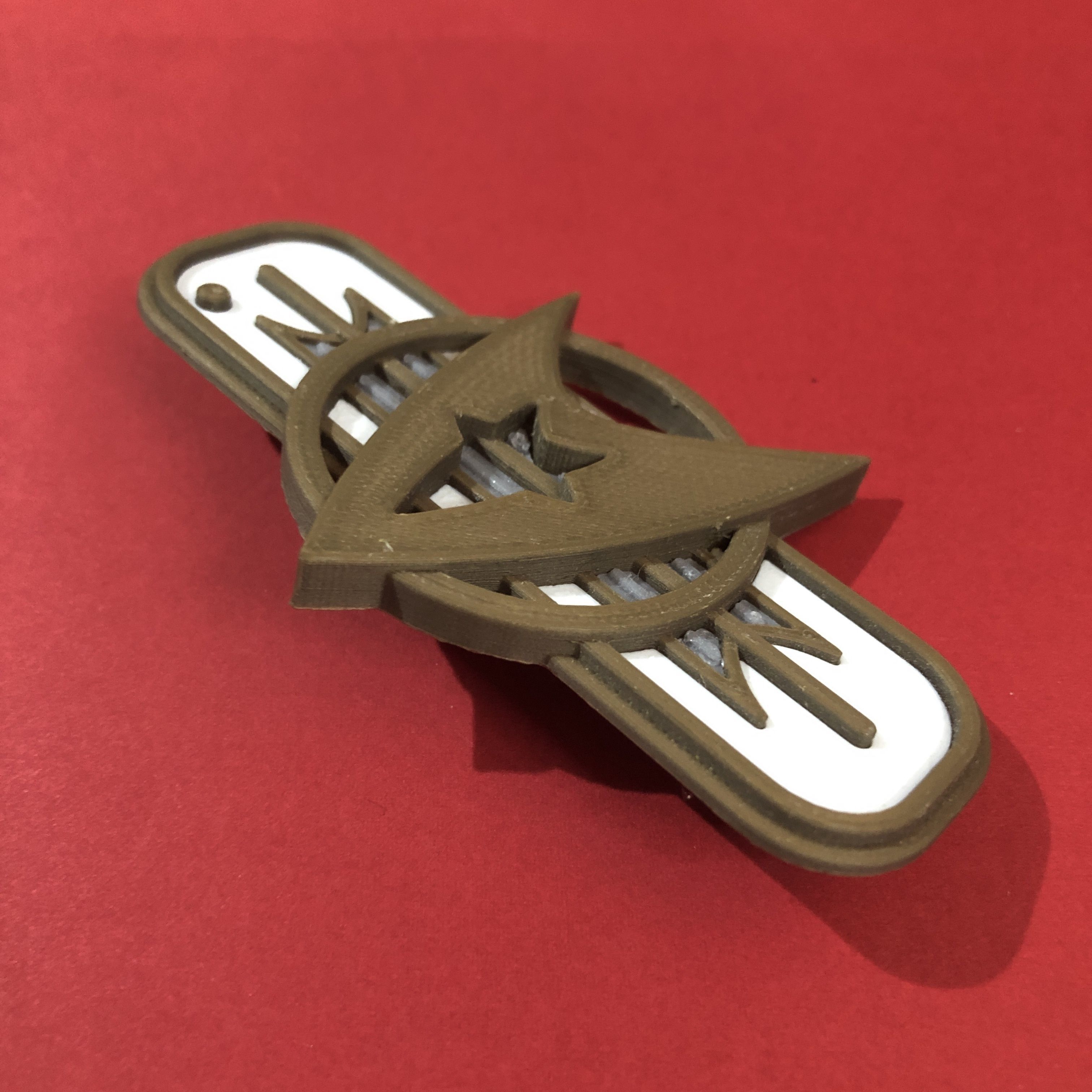 Star Trek TWoK Starfleet Uniform Insignia and Presentation Box 3D model ...